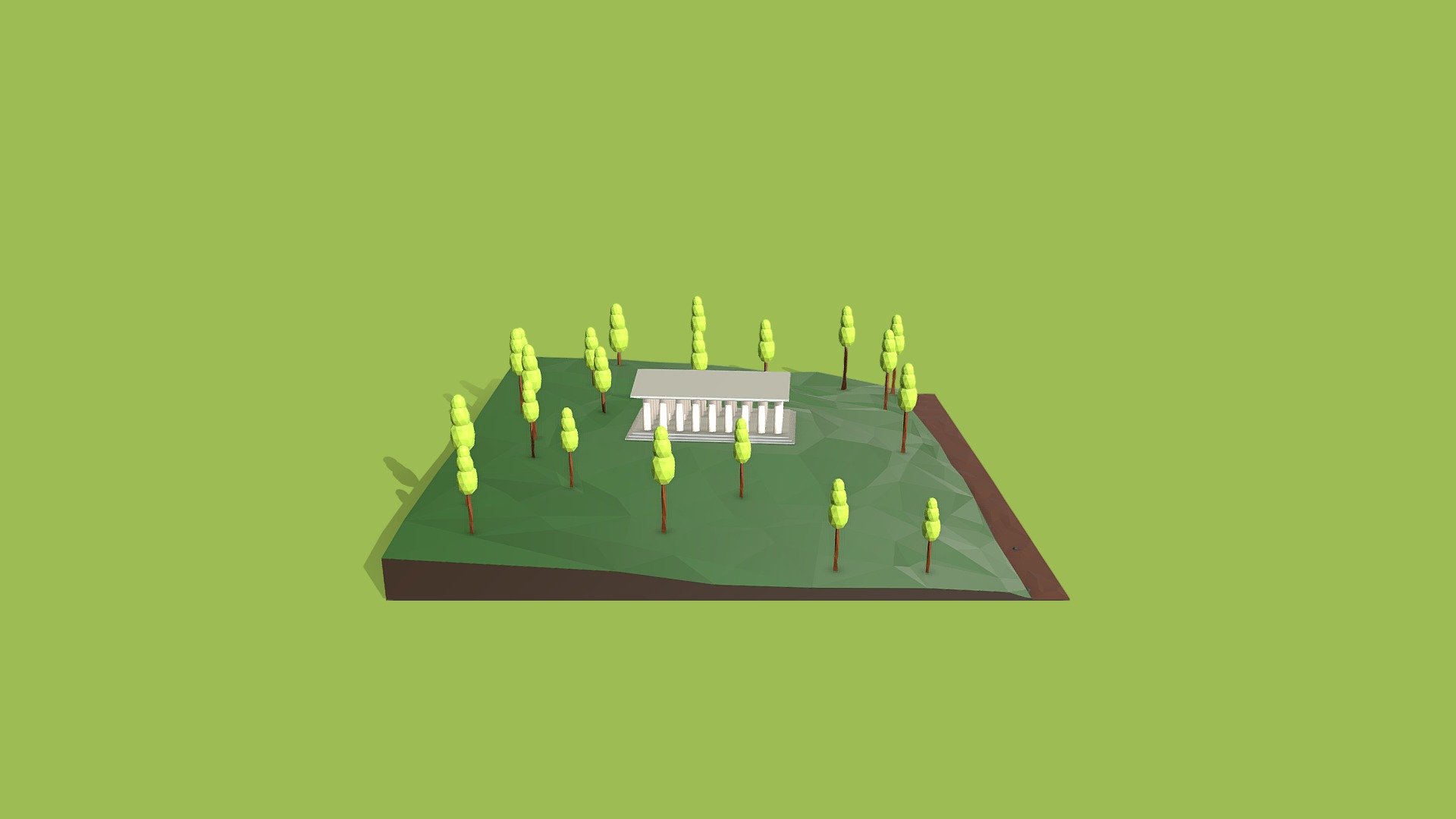 Greek Temple - 3D model by _david_wolf_ [fc18d2d] - Sketchfab