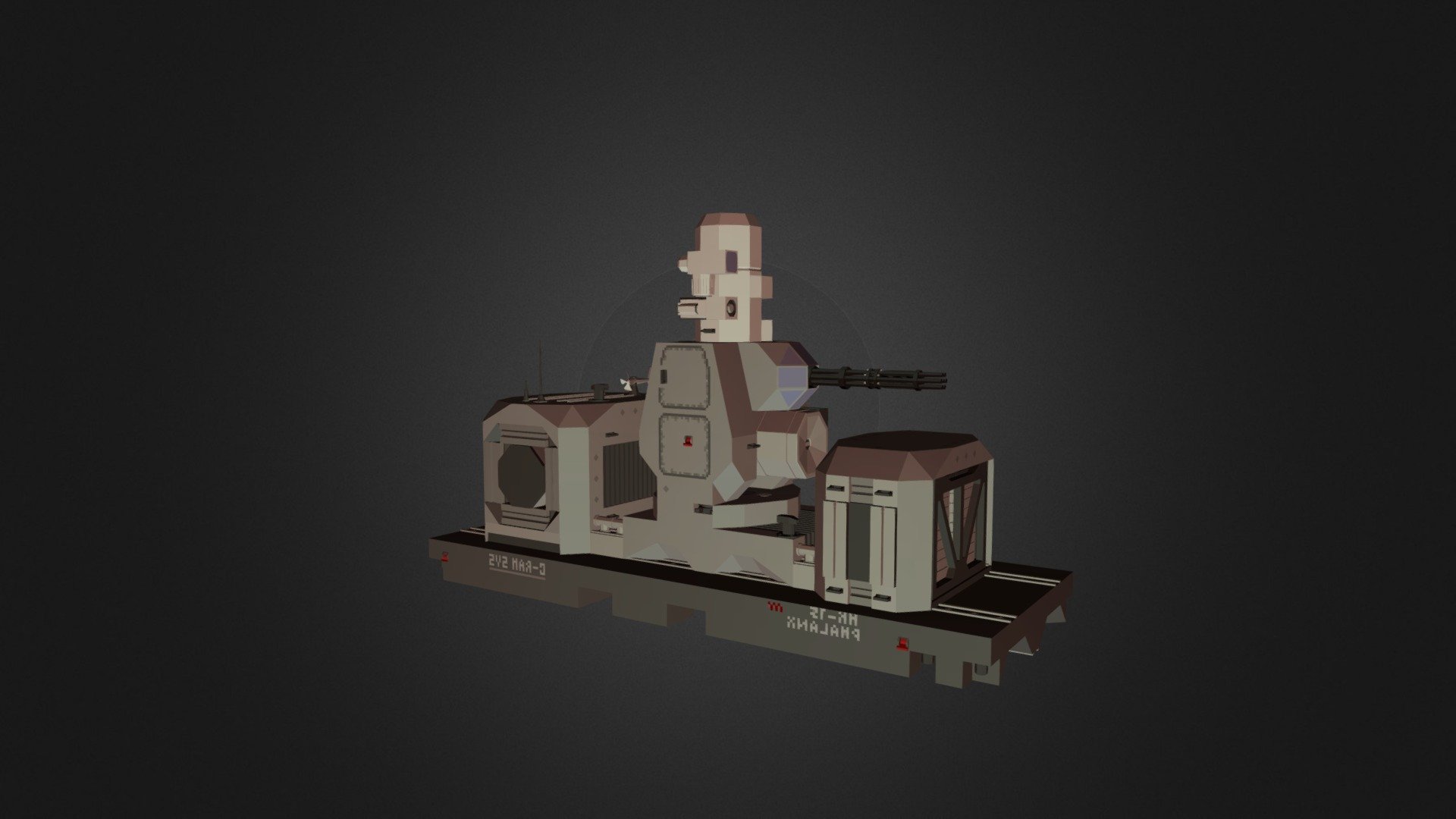 Phalanx C-RAM - 3D model by Foll (@Foll2) [fc195ff] - Sketchfab