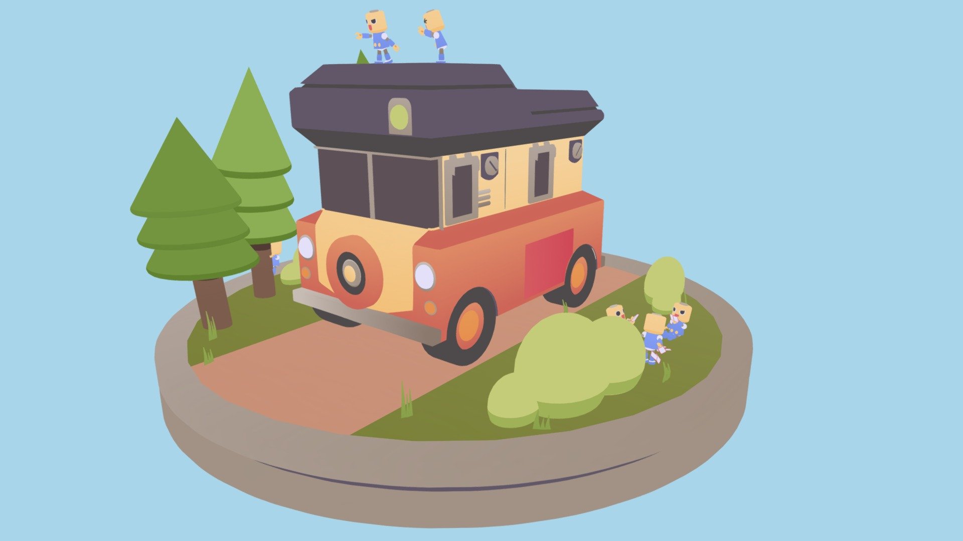 Suport car - Mega Man Legends - 3D model by JellyFighter [fc19ce8 ...