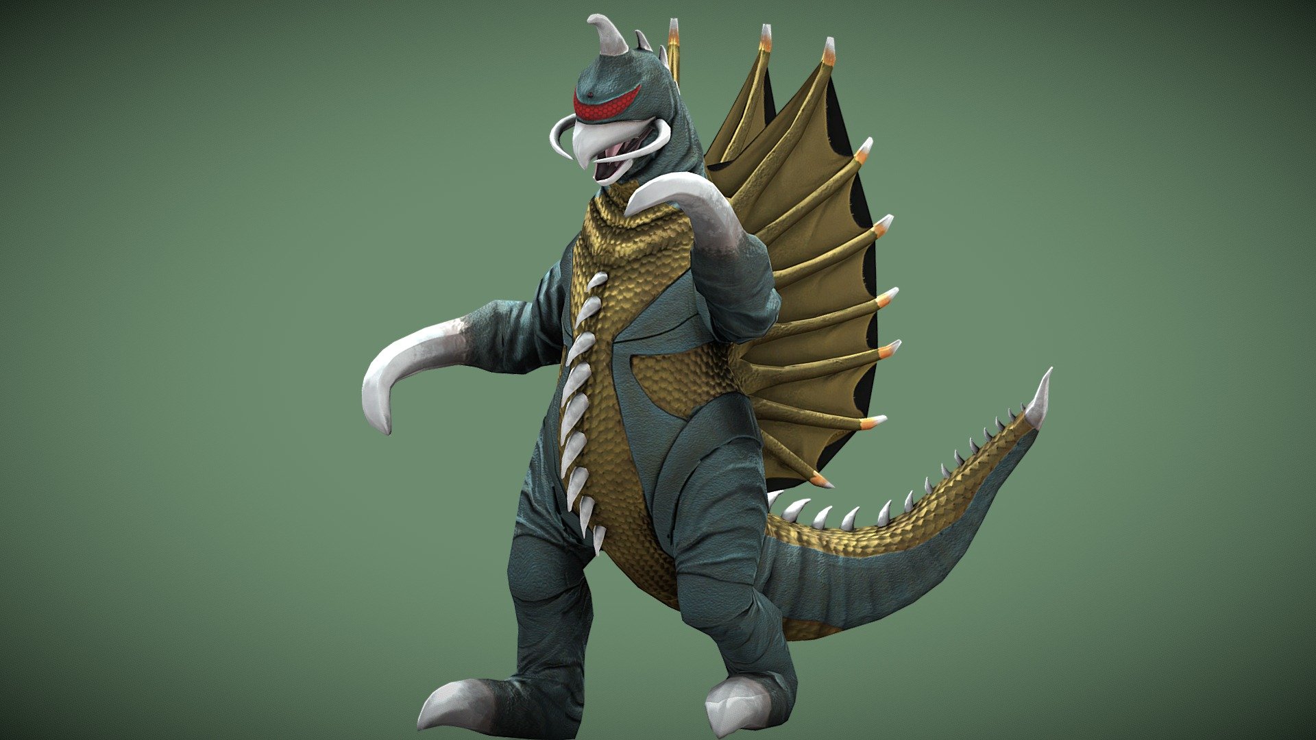 Gigan - Download Free 3D model by AllThingsSaurus [fc1a78f] - Sketchfab