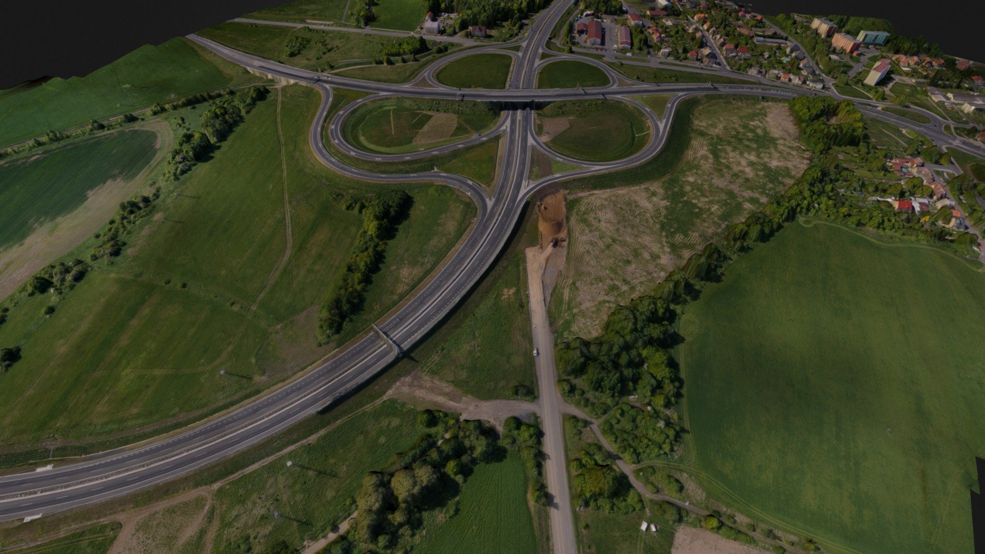 New highway crossing - near Chomutov (CZE) - 3D model by Jan Pacina ...
