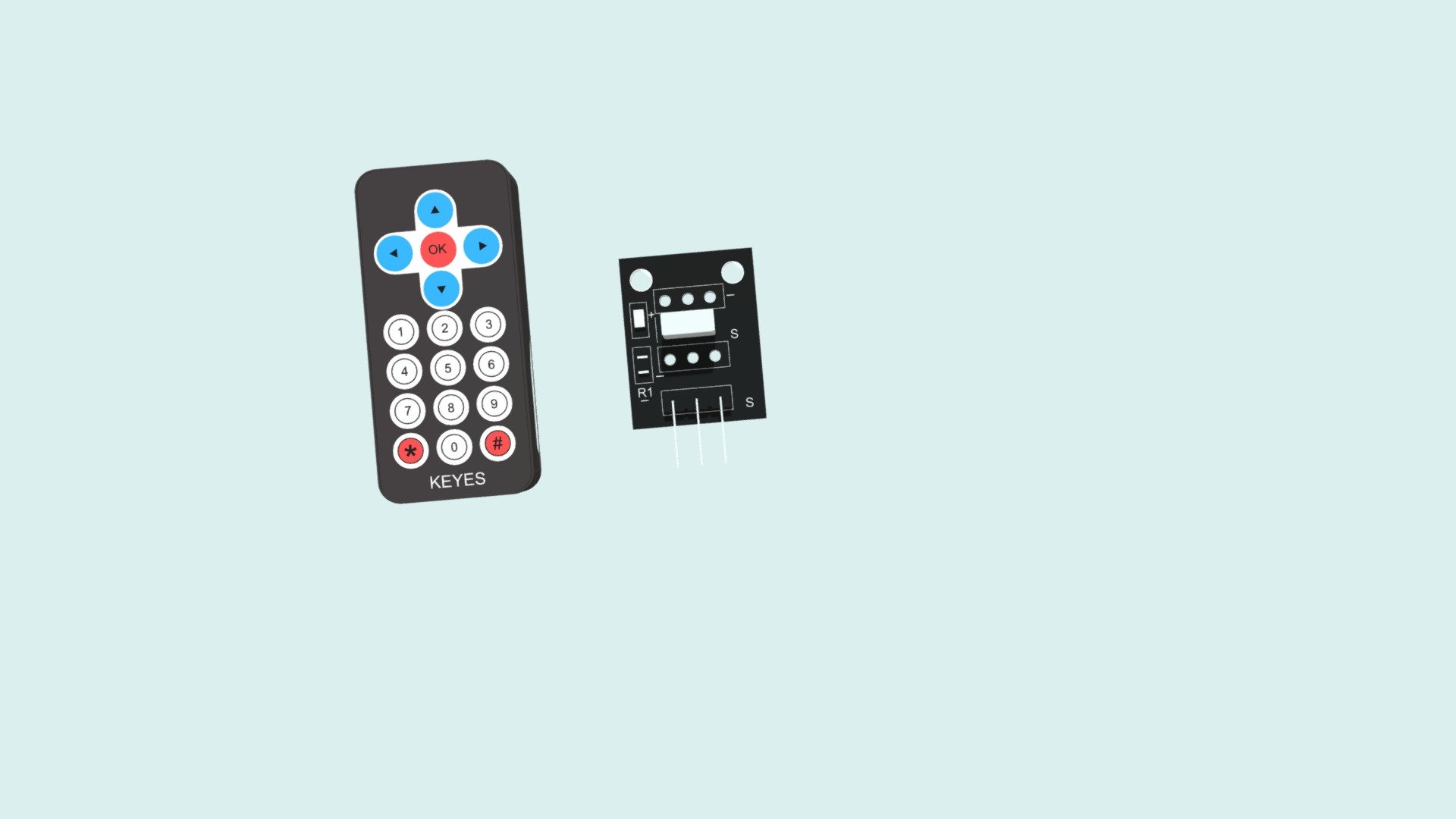 IR Remote - 3D model by maekers (@Innolabs01) [fc1cc1c] - Sketchfab