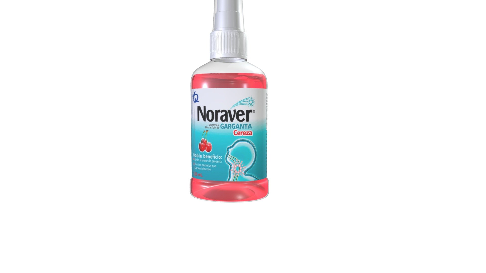 NORAVER SPRAY CEREZA - 3D model by mospina [fc1d50c] - Sketchfab