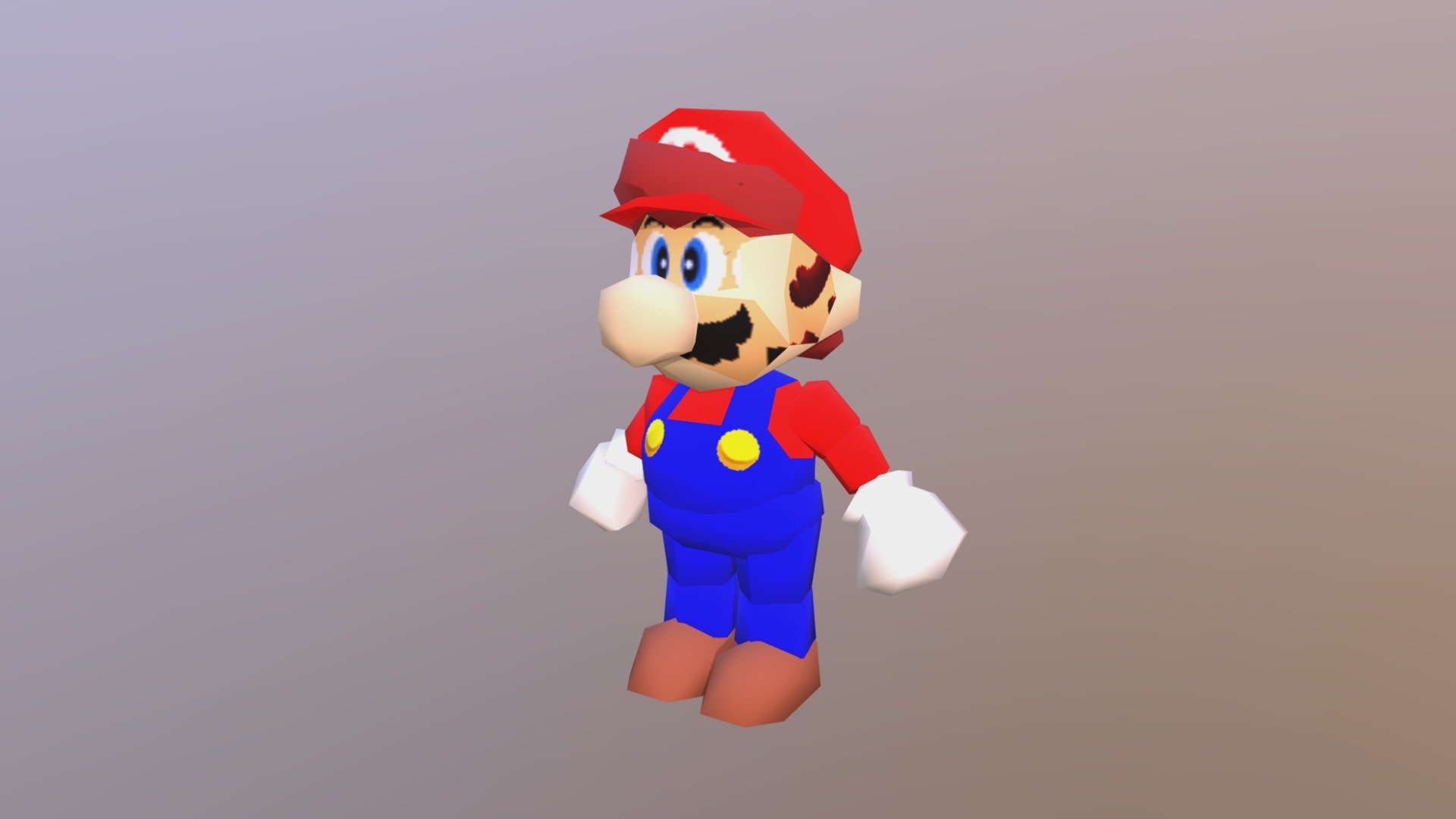 Nintendo 64 - Super Mario 64 - Mario (1) - 3D model by jackfed07 ...