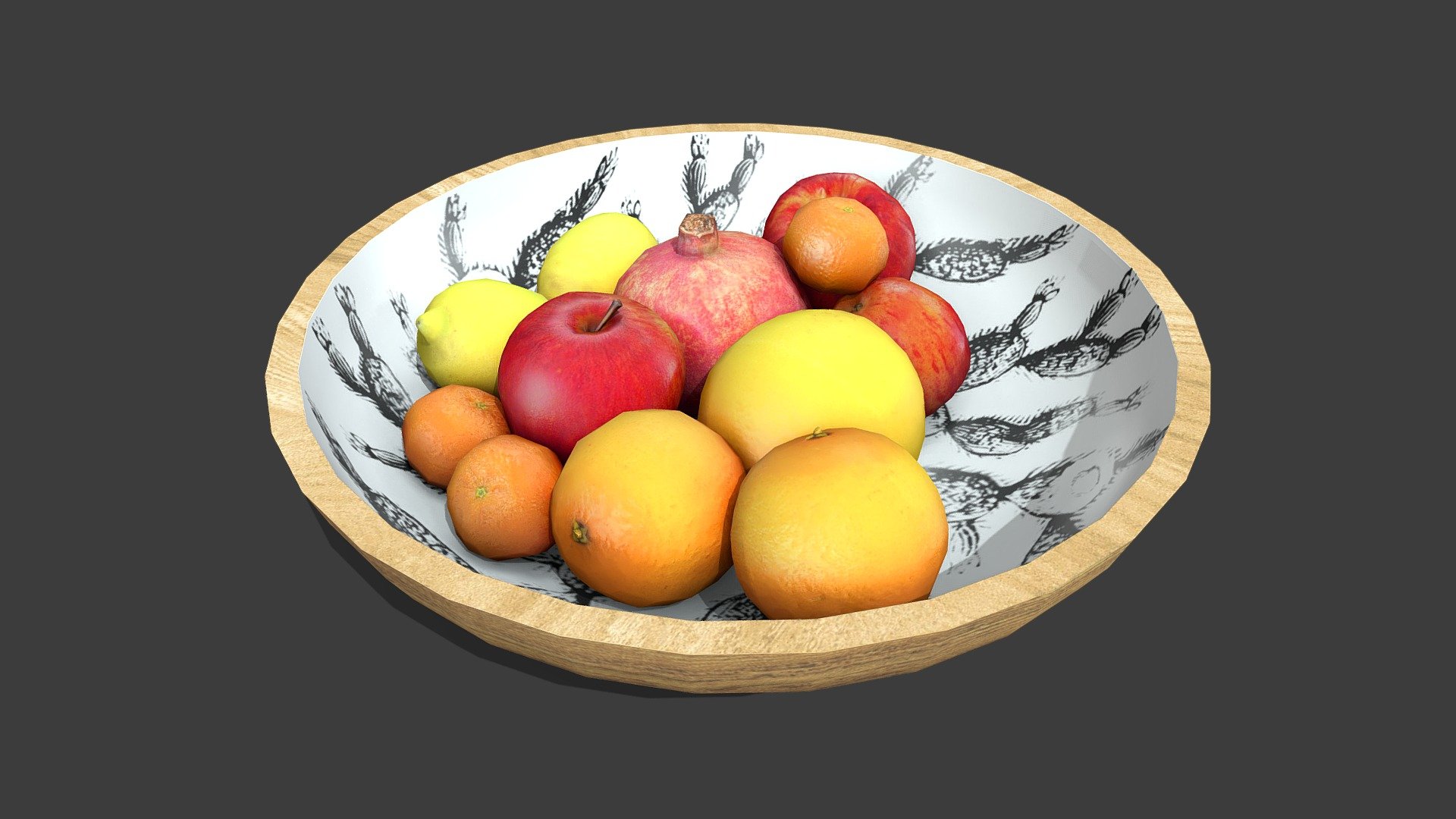 Bowl wooden - 3D model by Victor L. (@viclvp) [fc1de2e] - Sketchfab
