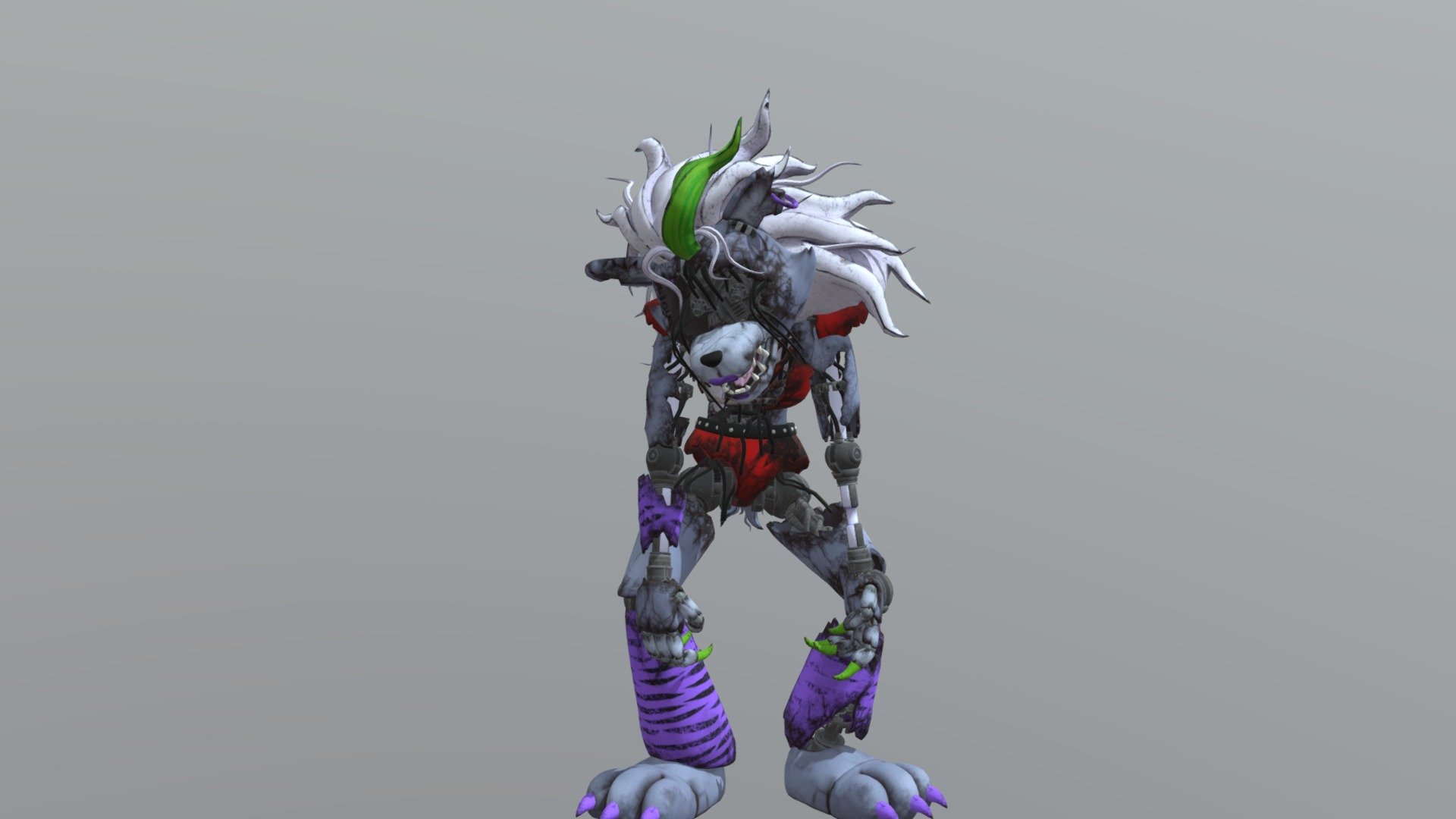 Gangnam Style Shattered Roxanne Wolf - Download Free 3D model by ...