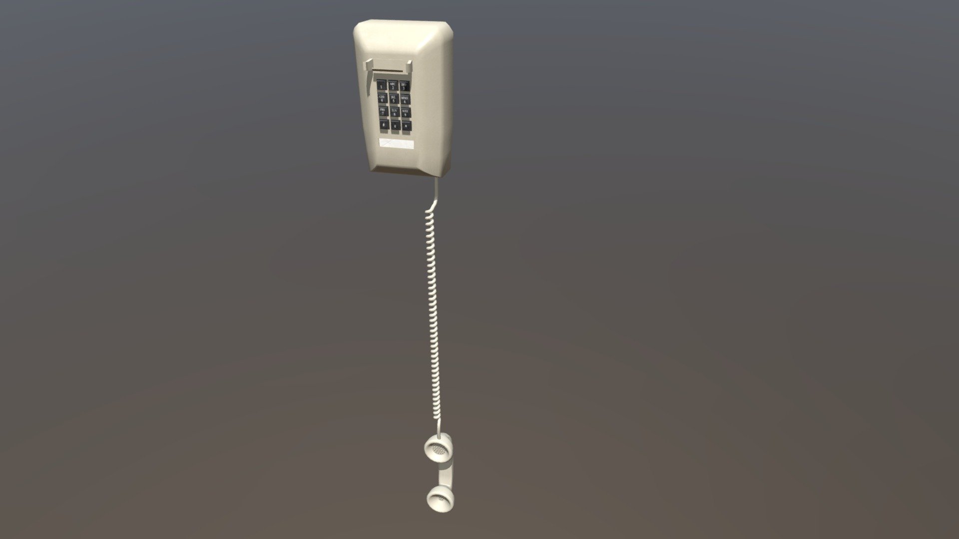 Retro Telephone - 3D model by Sara Frid (@Pixeluna) [fc20a1b] - Sketchfab