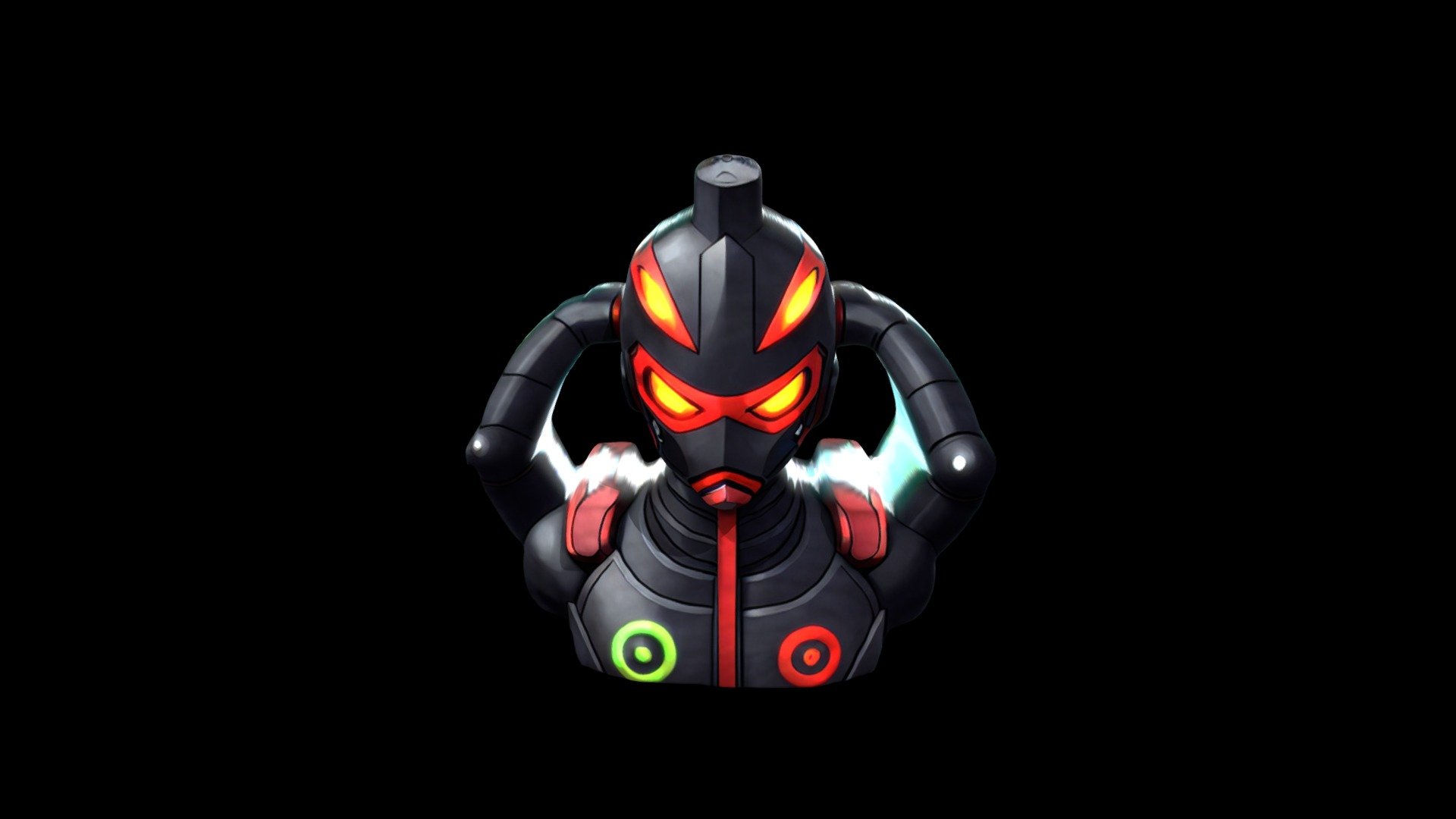 Helmet Mask Robot Cartoon 1548 - Download Free 3D model by klrxyz ...