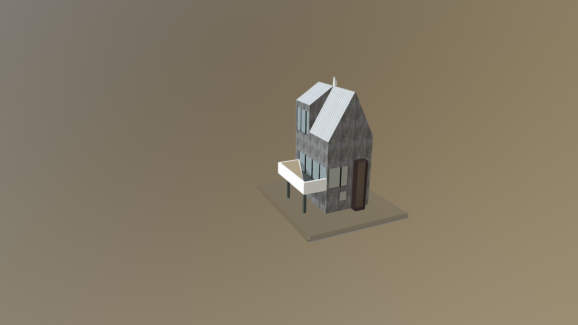 Rabbit House Project - 3D model by chidera [fc23478] - Sketchfab