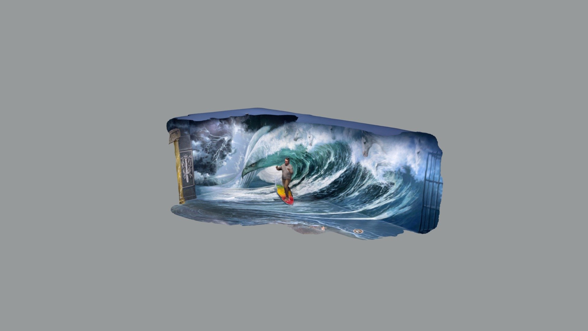 Surfing - Download Free 3D model by andrebraun.discovery [fc26d81 ...