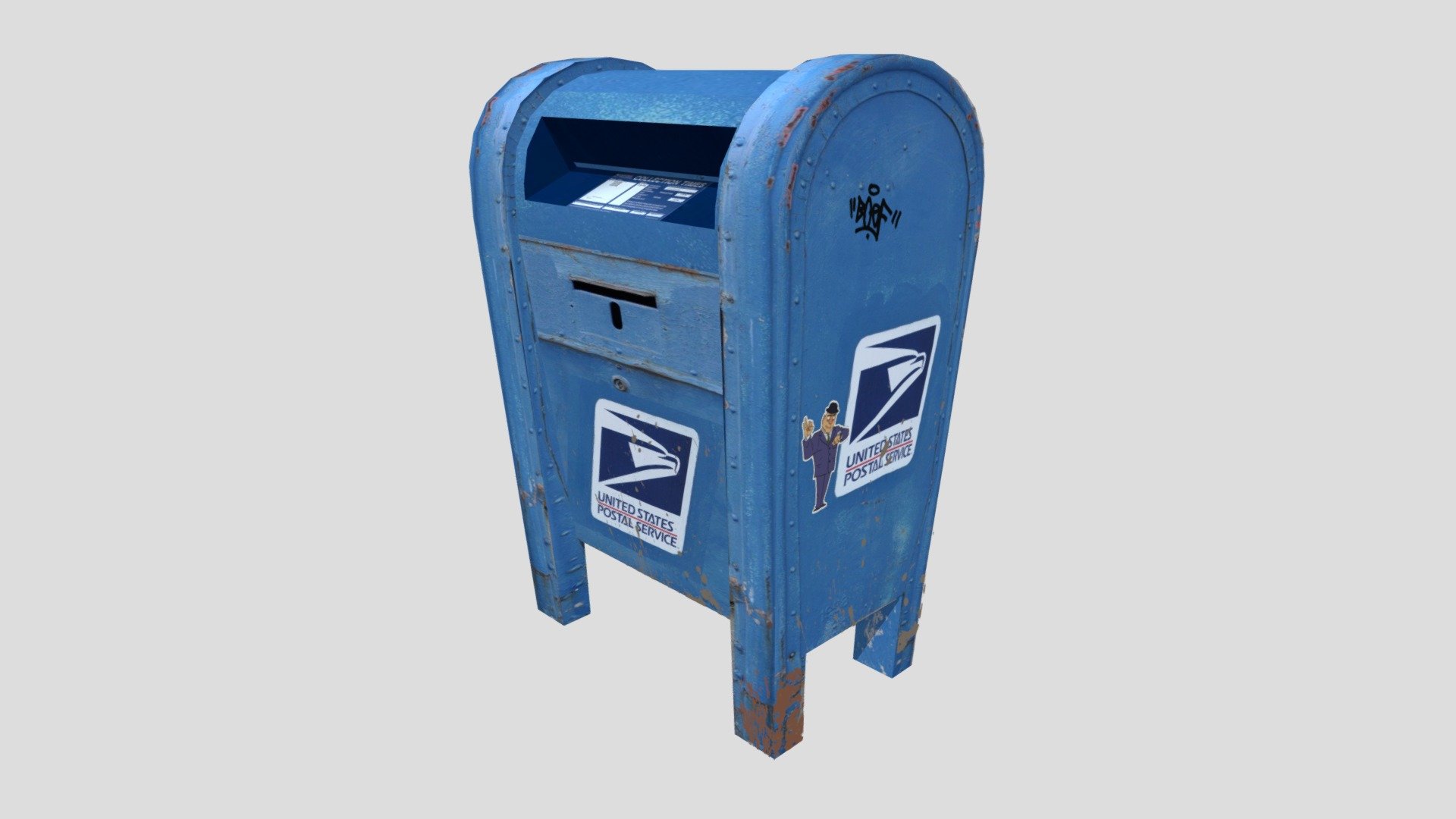 Mailbox - Download Free 3D model by Tanya (@vorogrib) [fc27fc0] - Sketchfab
