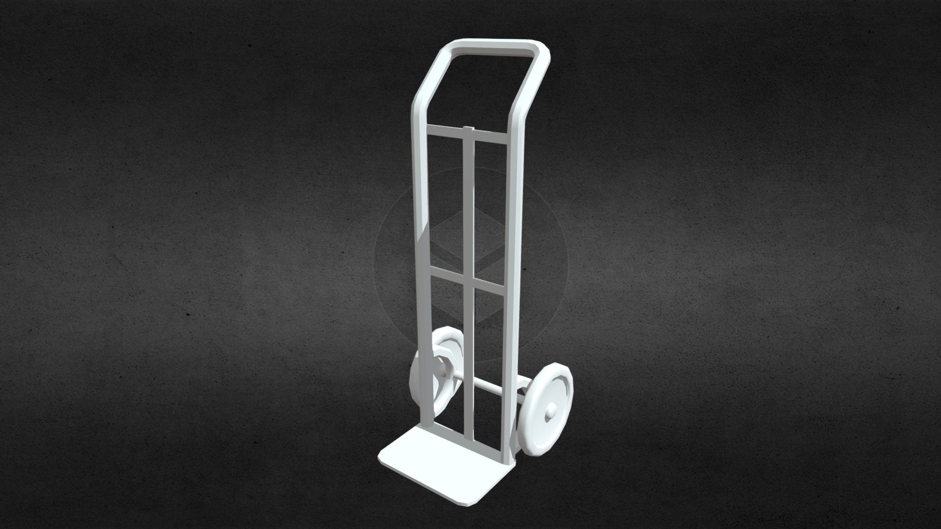 Hand Truck - Untextured - 3D model by JakobSchulz [fc2871f] - Sketchfab