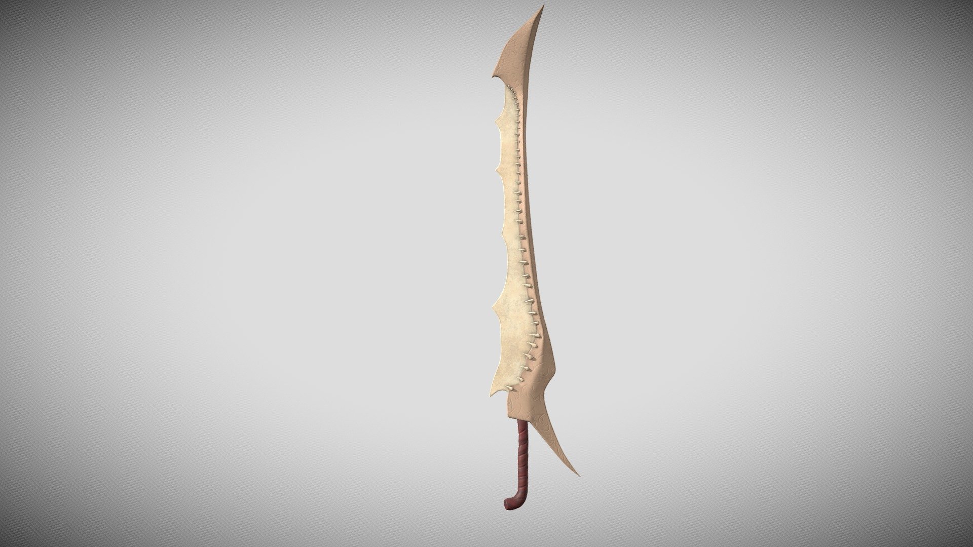 Teeth Sword - Download Free 3D model by AmauryS7 [fc2b522] - Sketchfab