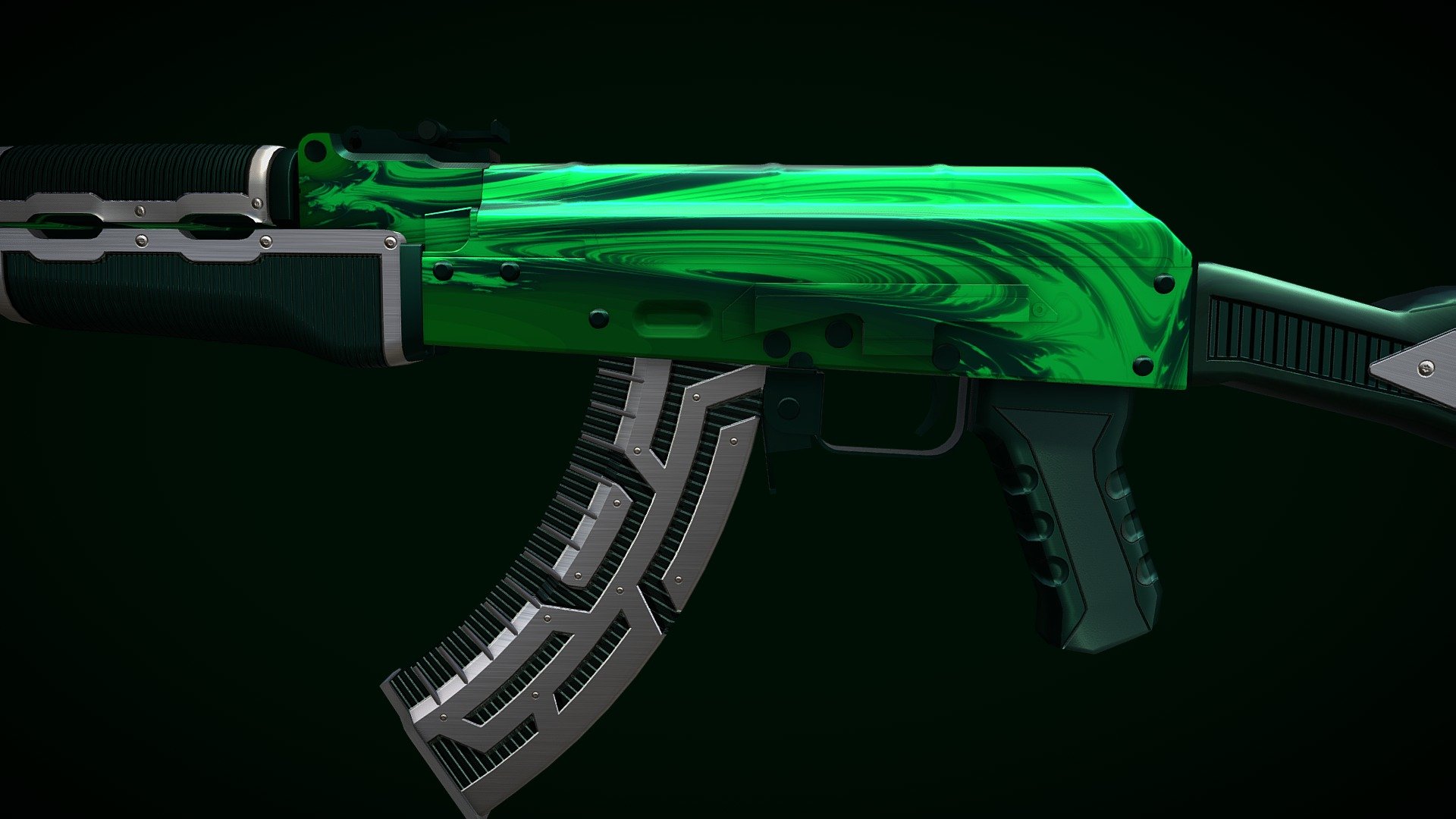 ak-47 - 3D model by ivnplays [fc2c473] - Sketchfab