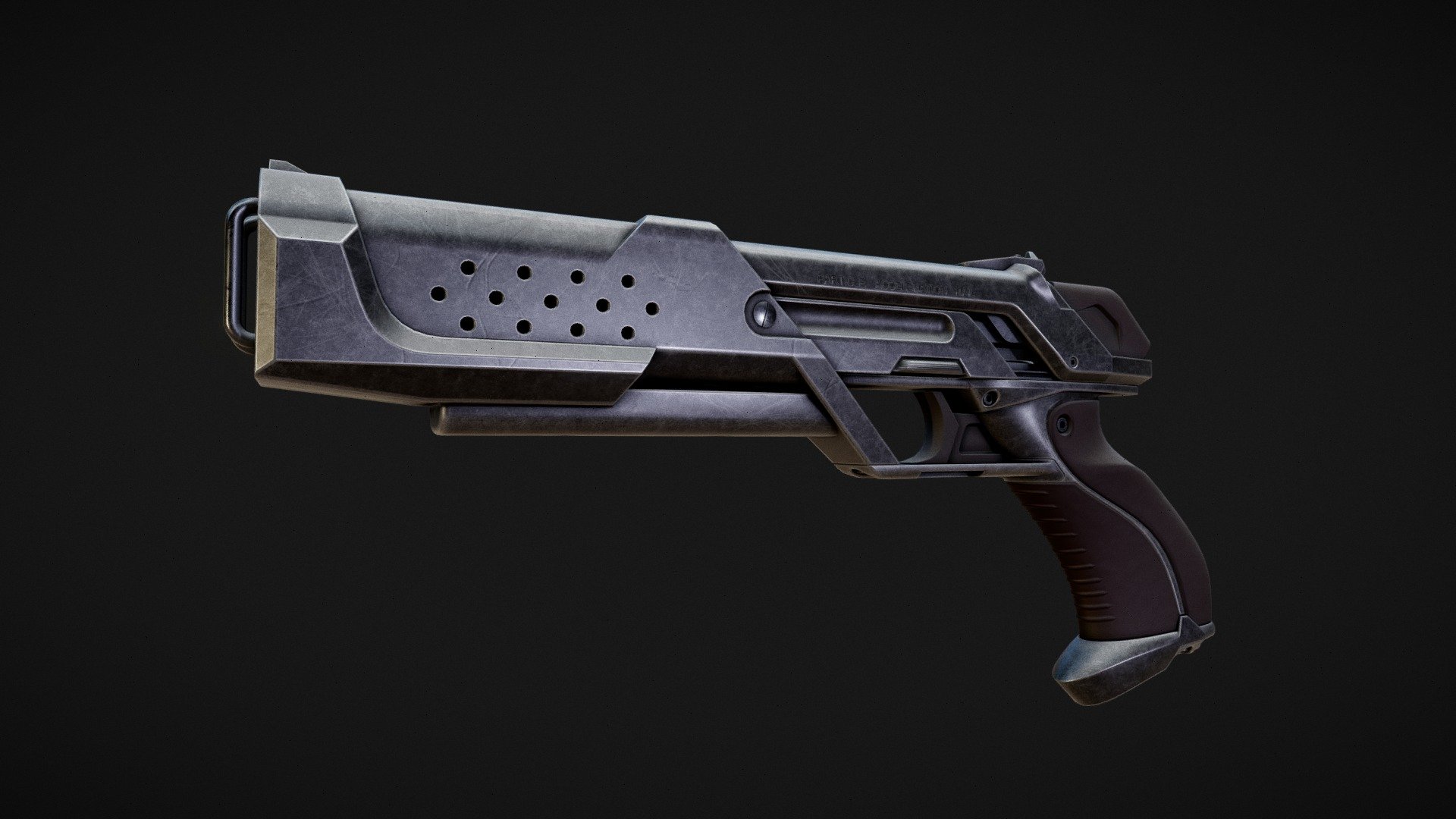Particle Accelerator Pistol - Download Free 3D model by Comrade1280 ...
