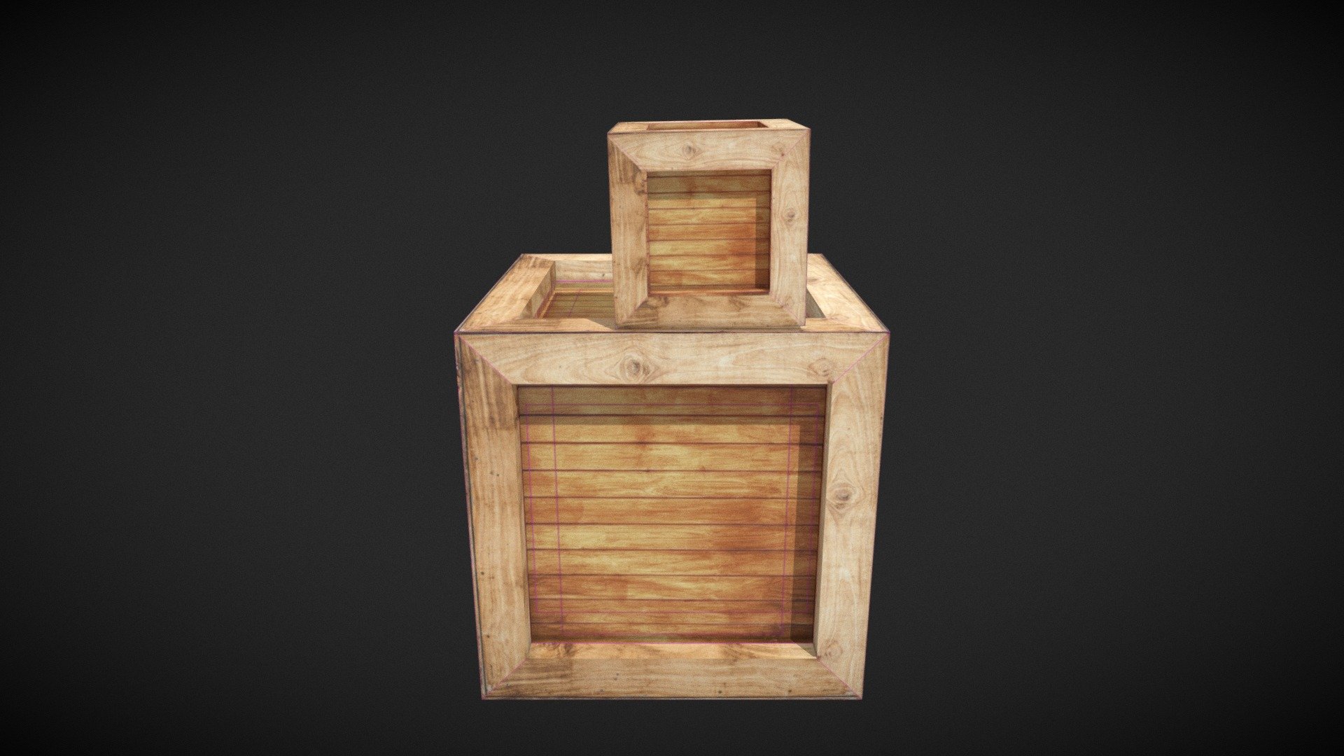 Crate Realistic - Download Free 3D model by KatayaRams [fc2f387 ...