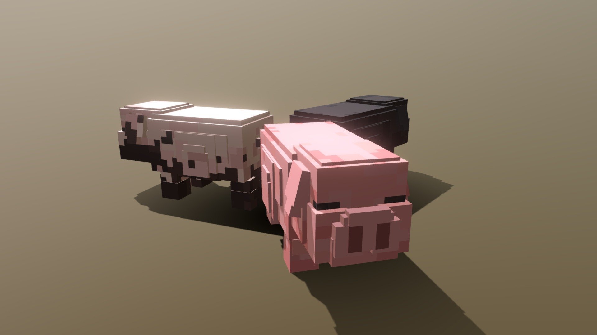 Pigs - 3D model by Luvorboy (@Luvorboy.) [fc2fe63] - Sketchfab