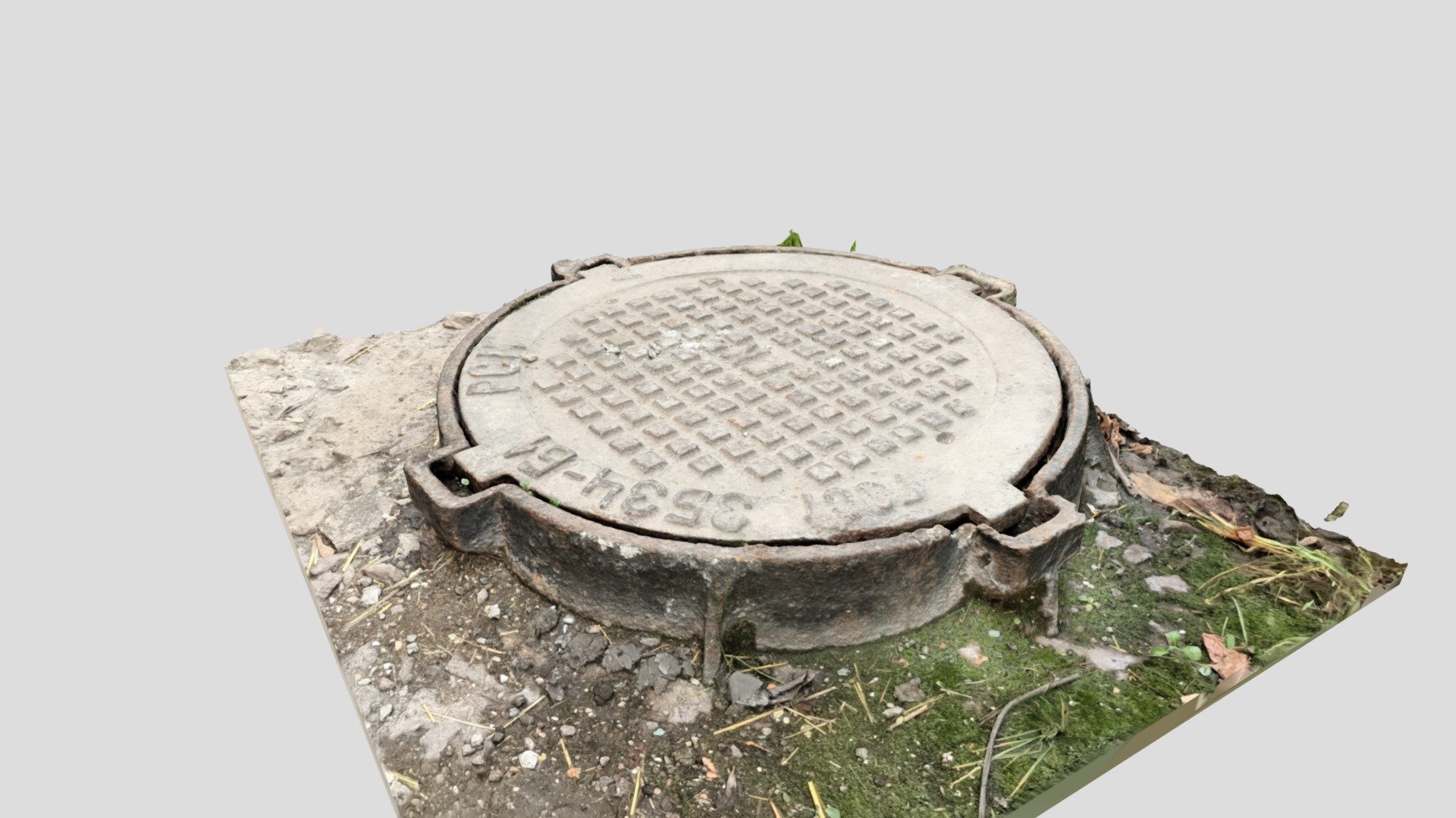 sewer manhole - Download Free 3D model by r361g42f [fc3151f] - Sketchfab