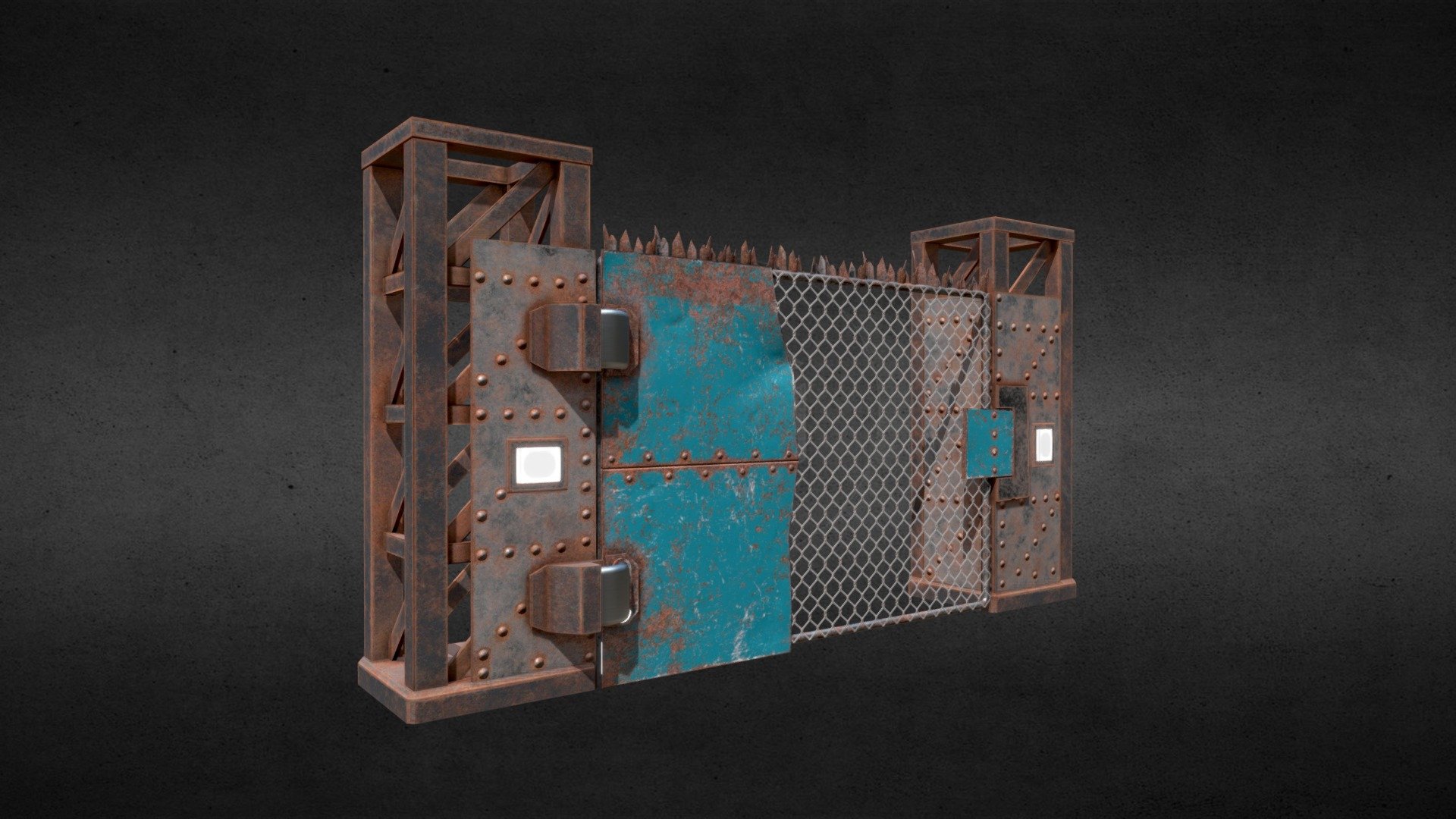 Makeshift Gate - 3D model by Timothy Ahene (@timothyahene) [fc31be8 ...