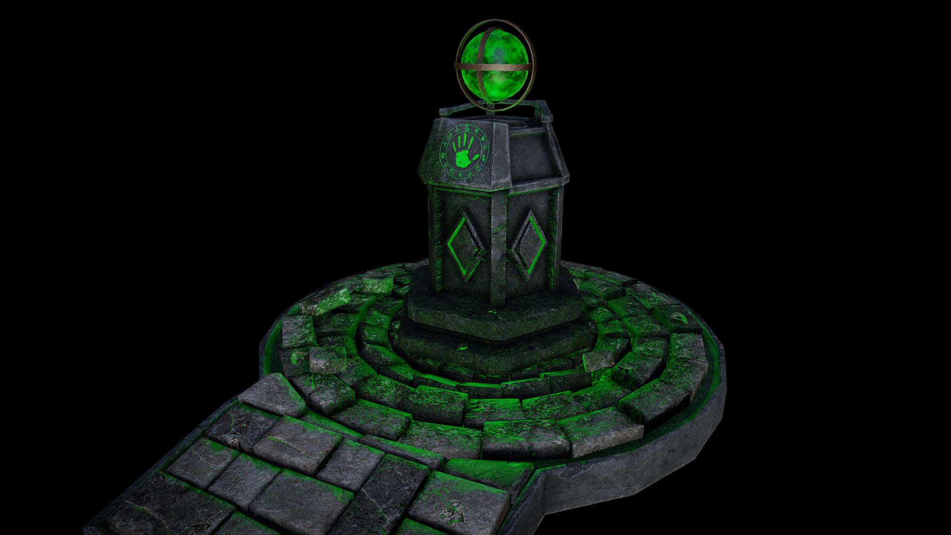 Magic Earth Shrine - 3D model by MBillmann (@maxbillmann) [fc31d80 ...