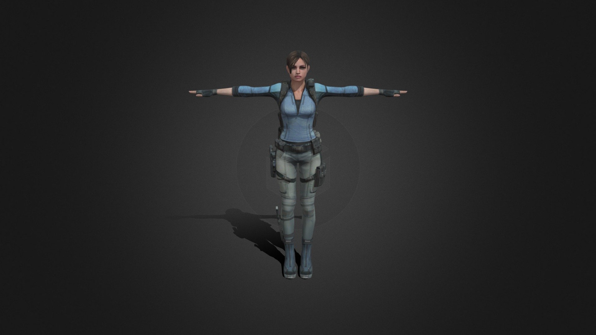 Jill valentine - Download Free 3D model by Ghost73 (@Ghost73_2 ...