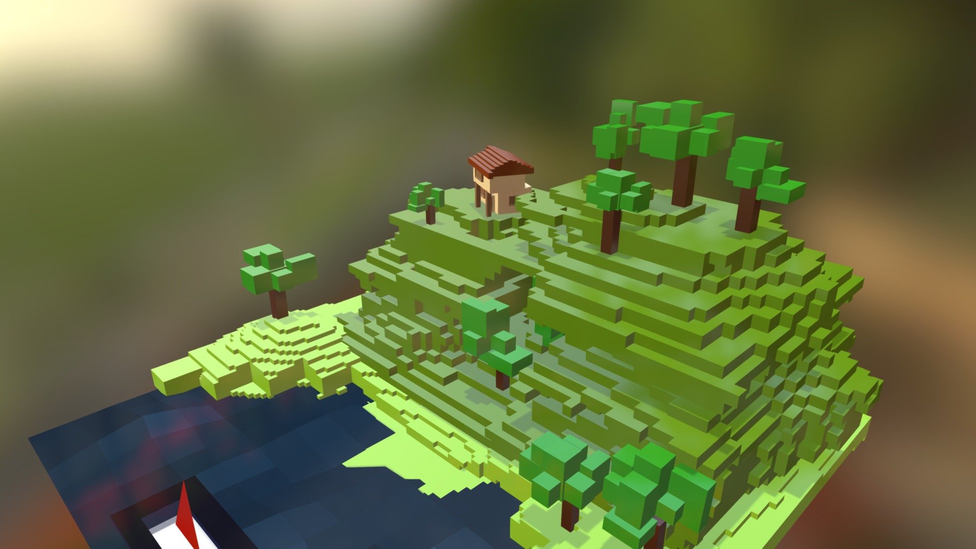 Minecraft Escenario - 3D model by M. A. Ca. (@blacknekobc) [fc33da9 ...