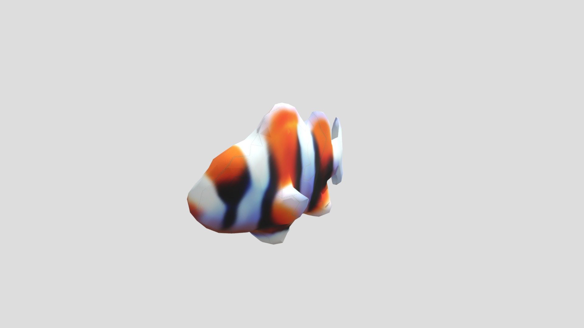 Clownfish - 3D model by veenix [fc35cfc] - Sketchfab