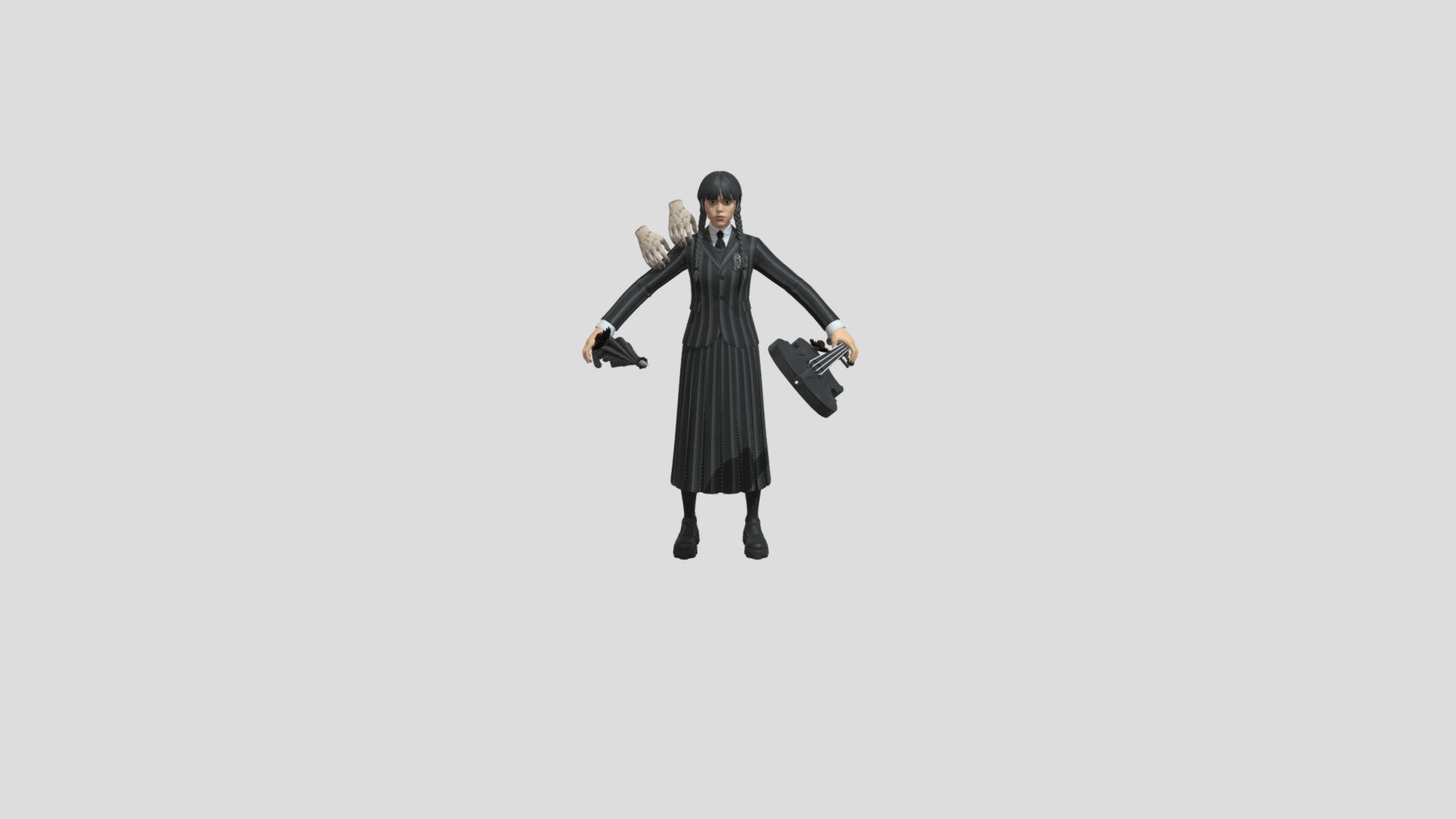 Wednesday Addams (Fortnite) - Download Free 3D model by Guilherme ...
