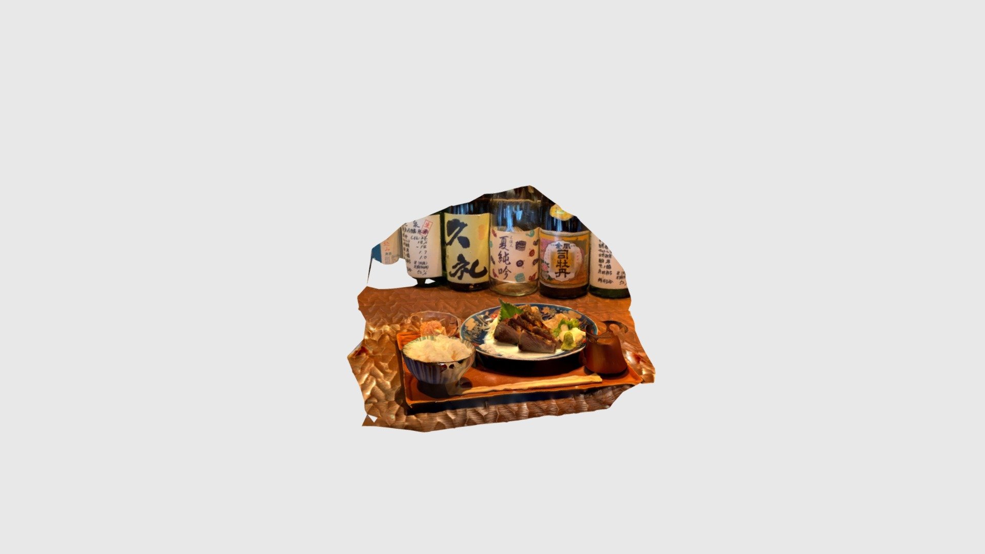 Seared Bonito Tataki Lunch - Download Free 3D model by Jingbari ...