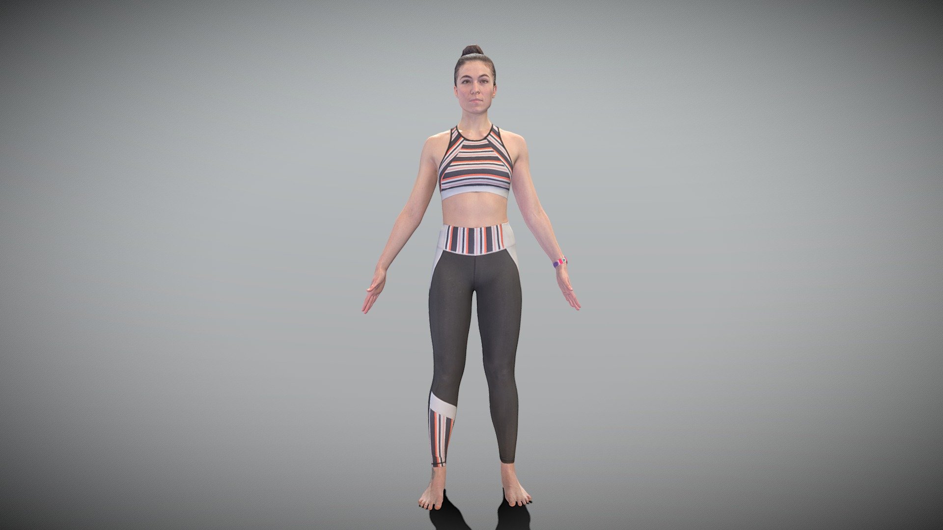 Fitness woman ready for animation 454 - Buy Royalty Free 3D model by deep3dstudio [fc36da7 ...