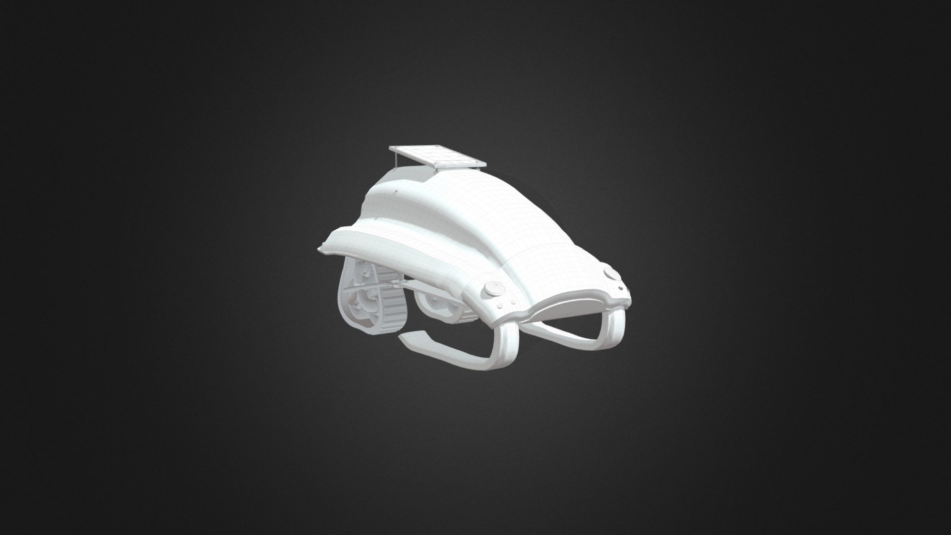 Futuristic Sled - 3D model by eleana [fc36dac] - Sketchfab