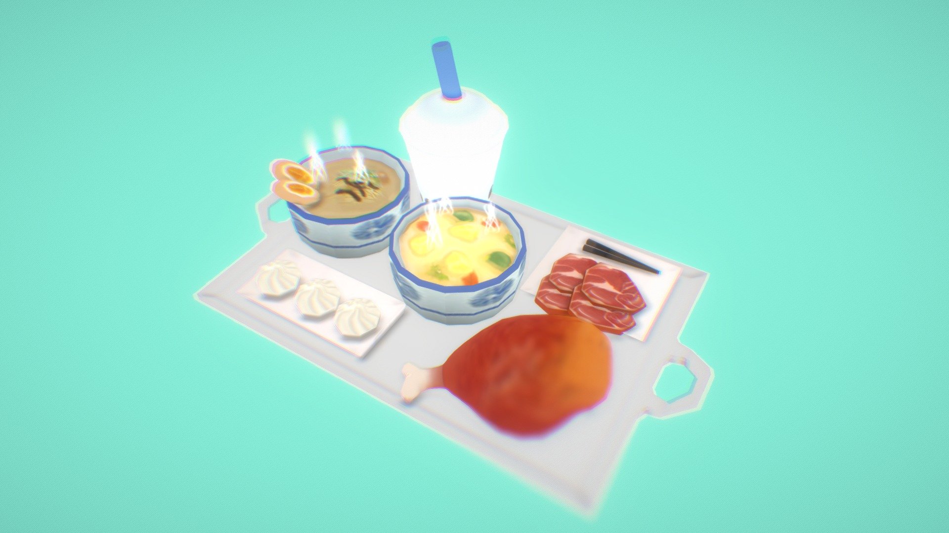 Food - Download Free 3D model by SAW IND (@saw_ind) [fc37f86] - Sketchfab