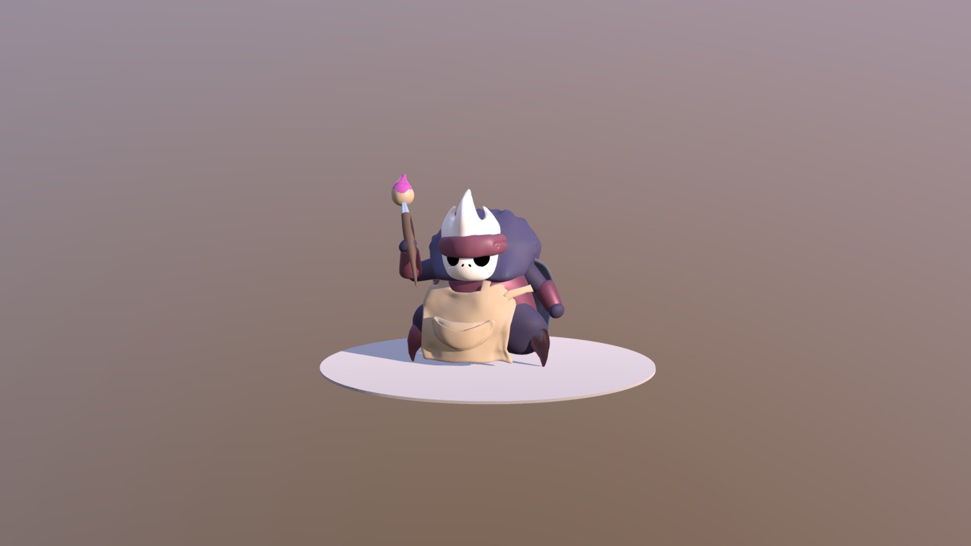 Hollow Knight #153 - Paintmaster Sheo - Download Free 3D model by ...