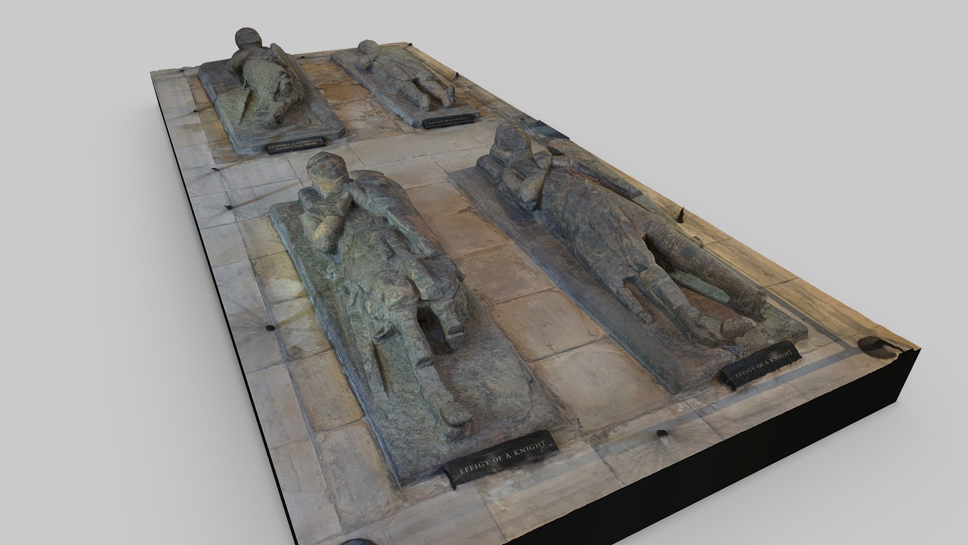 Temple Church Knight Effigies North - Download Free 3D model by ...
