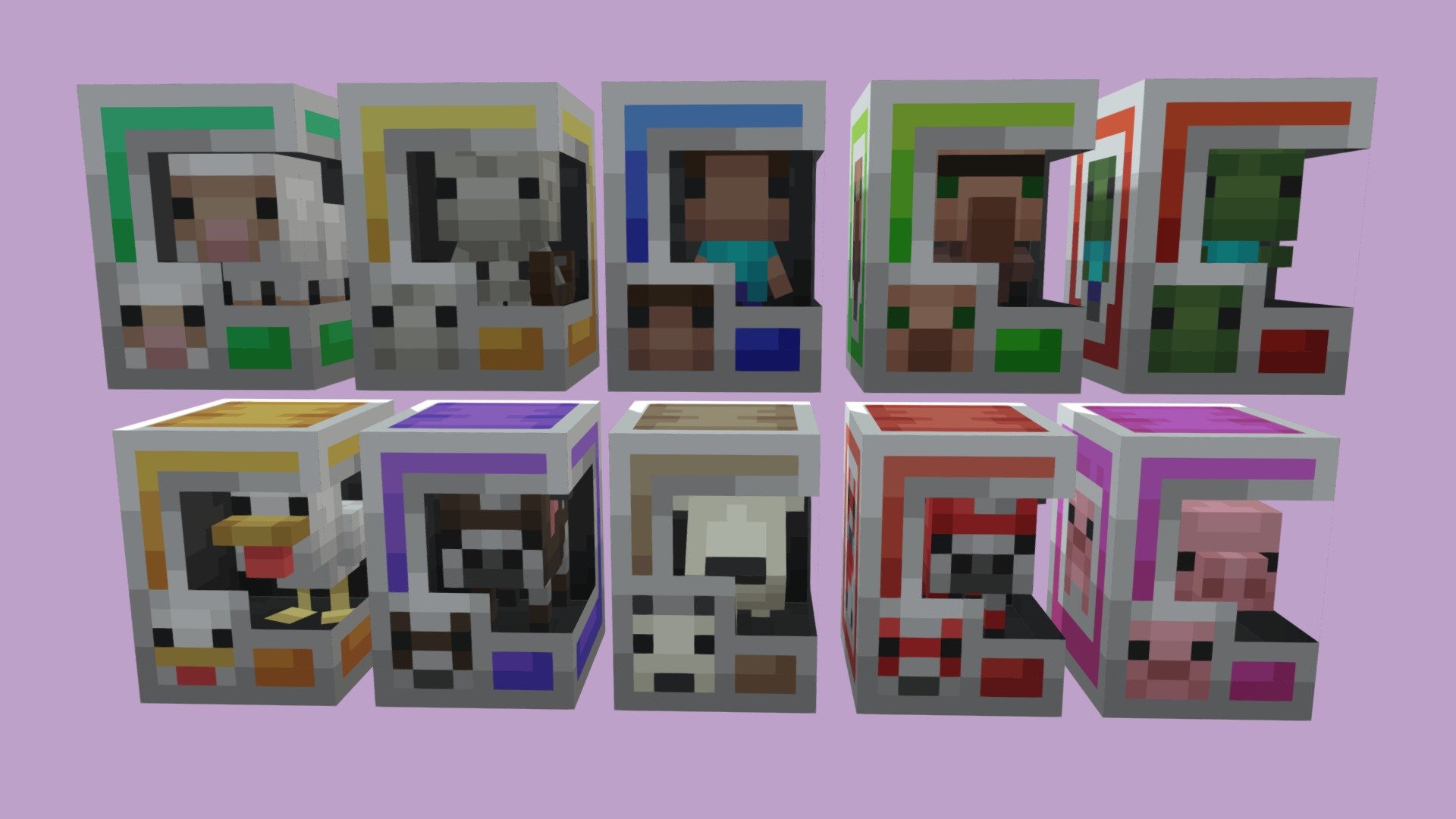 Minecraft Figures - 3D model by Nog's Menagerie (@nogs-menagerie ...