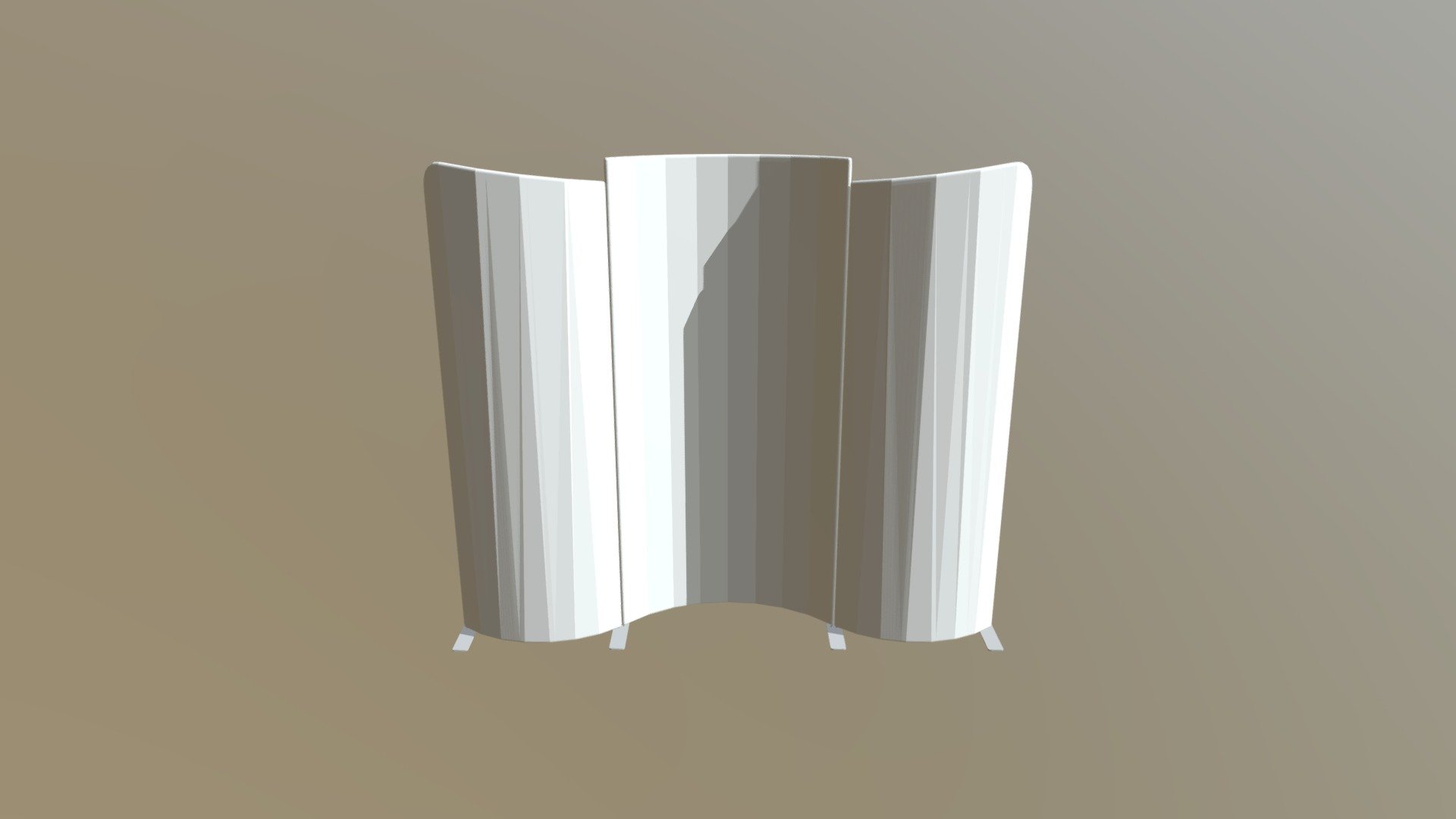 10ft Modulate Fabric Backwall w/ Magnetic Kit 01 - Download Free 3D model by xyzDisplays ...