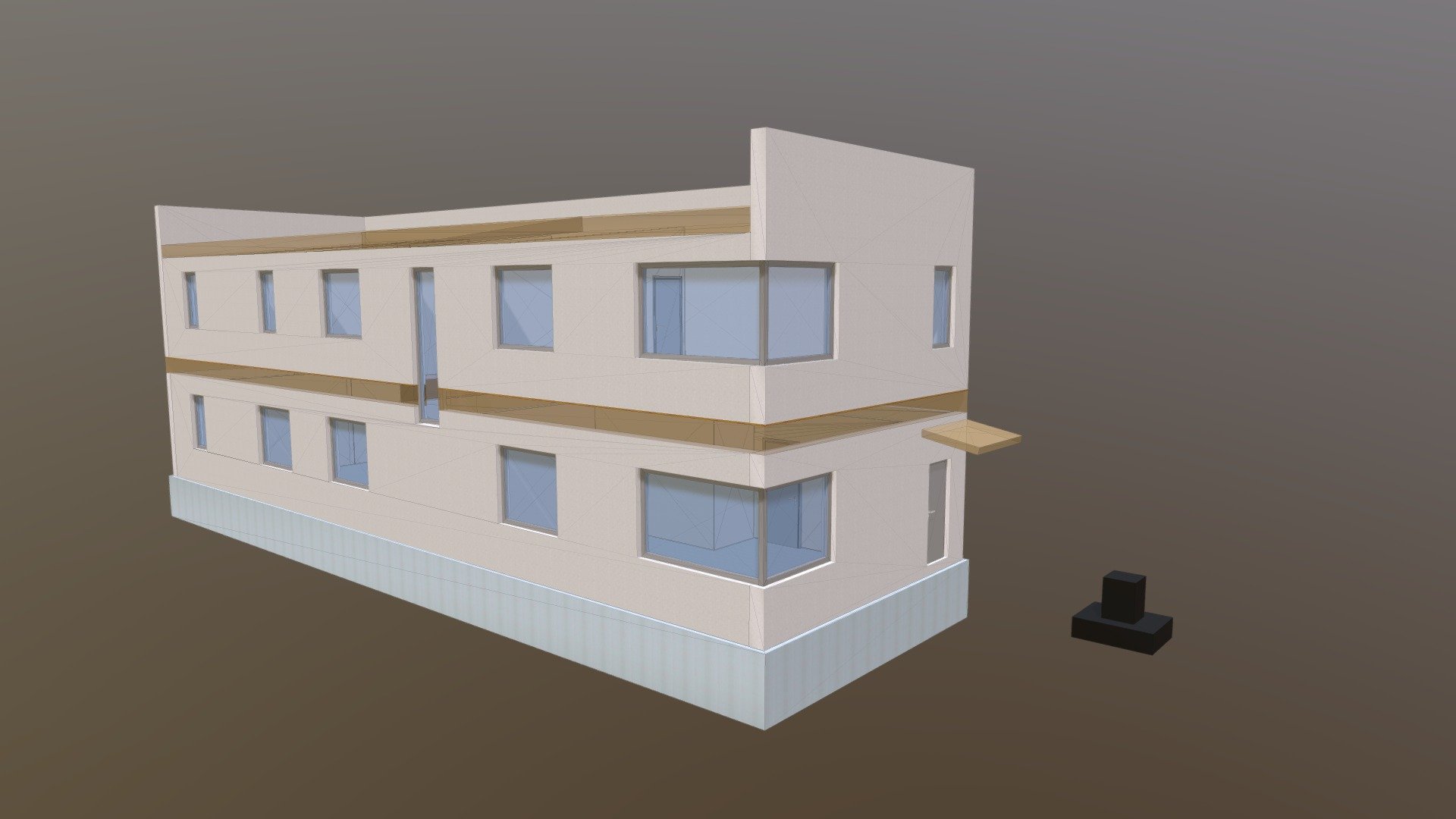 Annex to hangar building - Download Free 3D model by Vlad (@vlad1988 ...