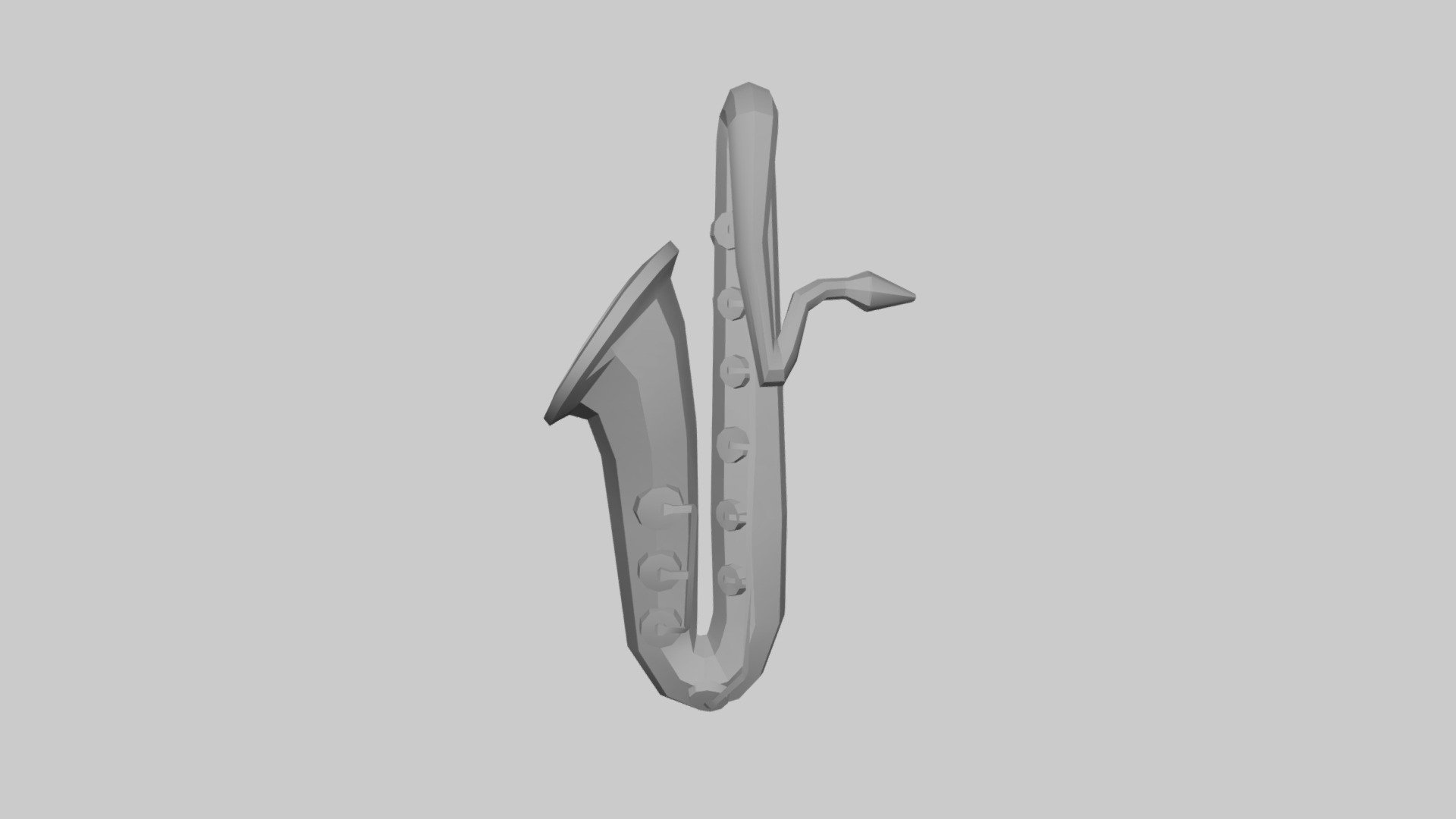 The Simpsons Game (2007) - Lisa's Saxophone - Download Free 3D model by ...