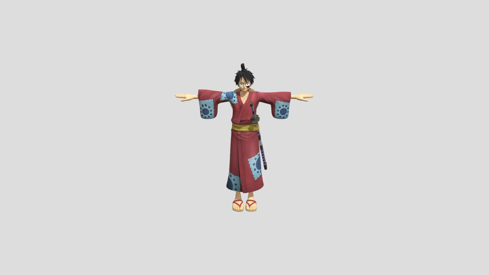 Luffy Wano - 3D model by BaneFR (@Bane231ert) [fc3fe88] - Sketchfab