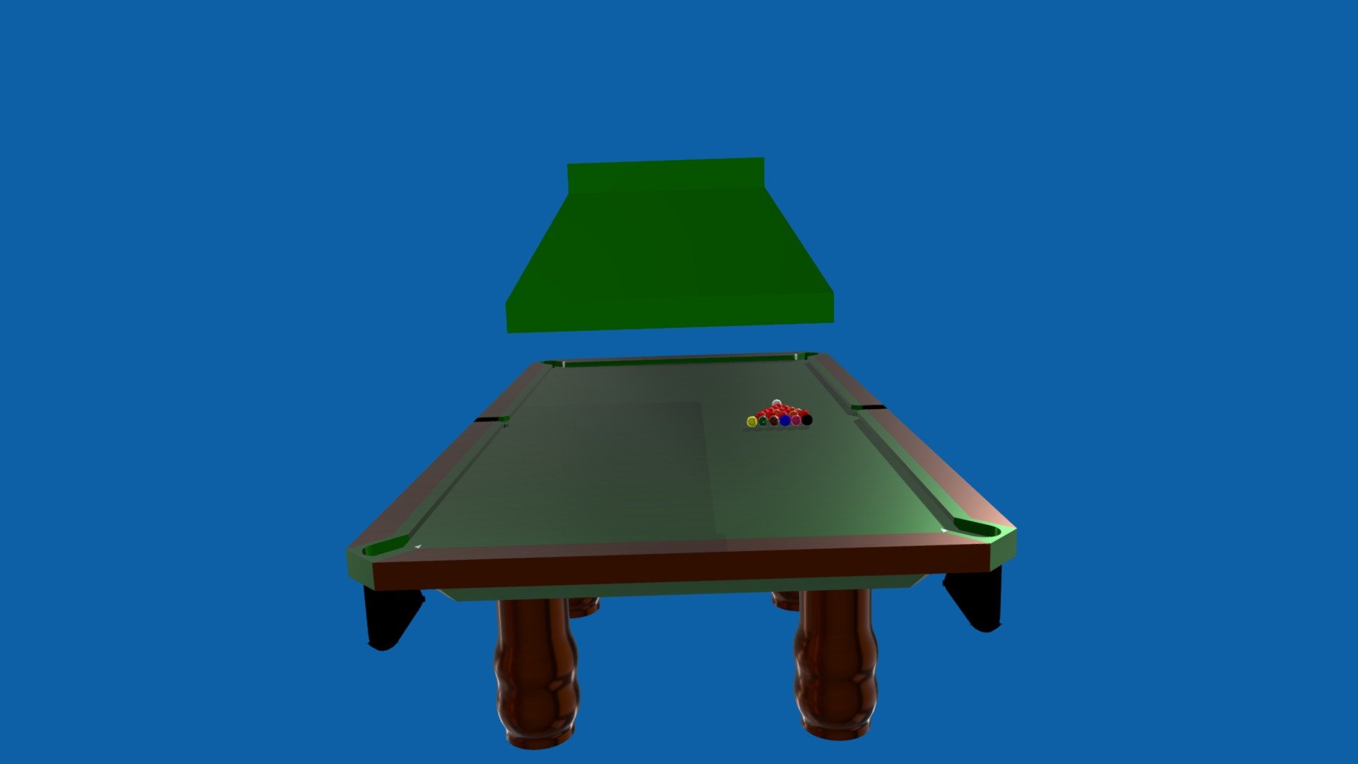 Snooker table and balls - 3D model by fasteng [fc40b1f] - Sketchfab