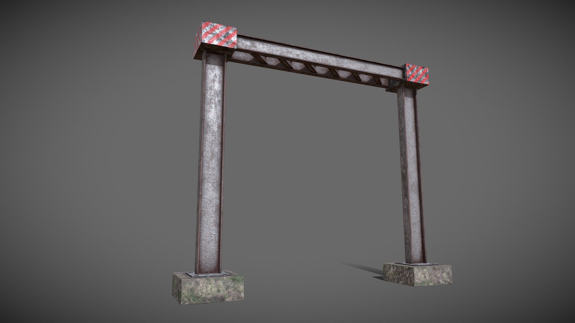 Construction steel beam 3 - Download Free 3D model by assetfactory ...