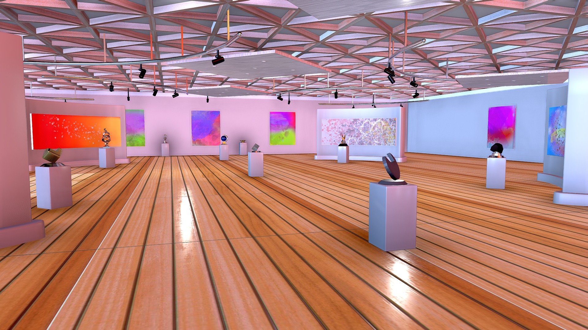 Art Gallery - Download Free 3D model by R-LAB (@rakshaan) [fc43711 ...