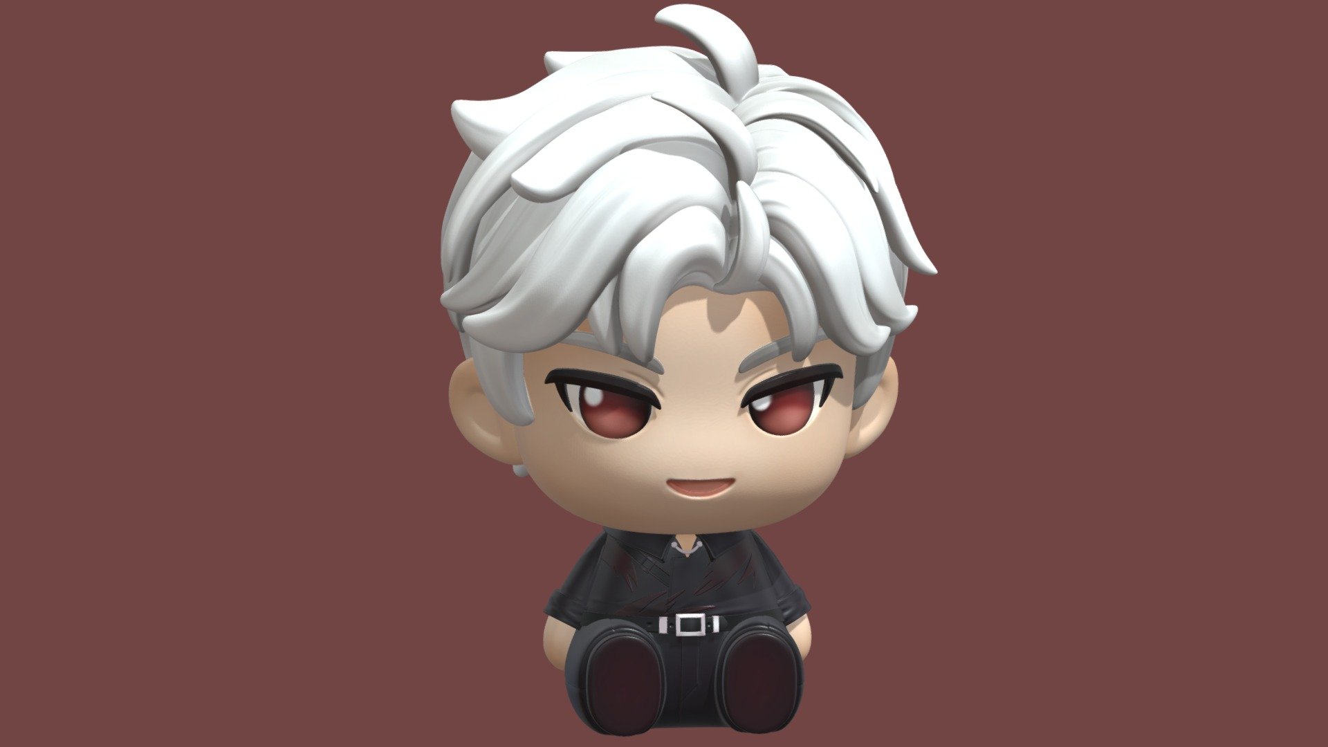 Chibi - Sylus Otome Game Love and Deepspace - 3D model by ChibiVerse ...