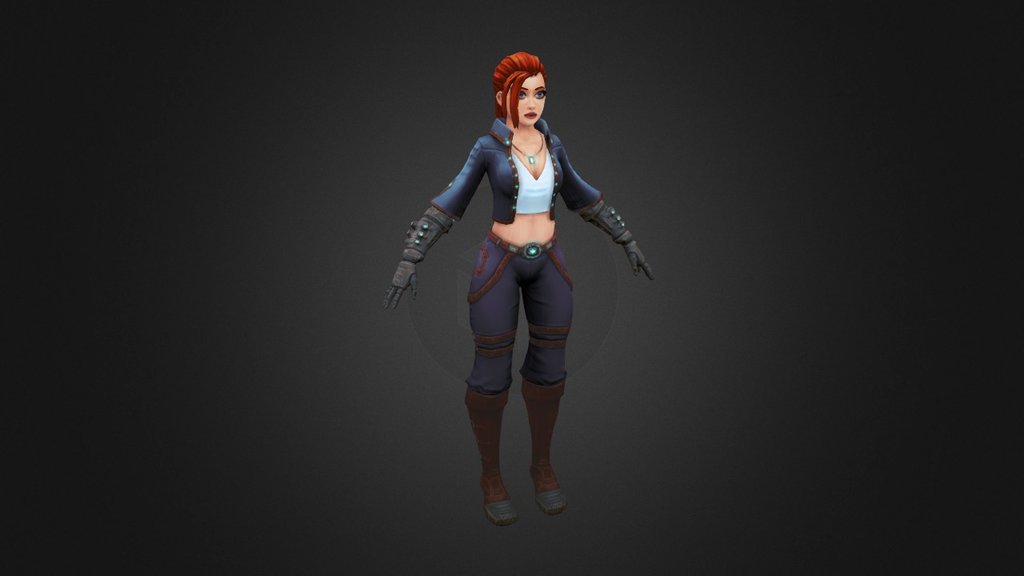 Steel girl - Download Free 3D model by sunliil [fc46a7e] - Sketchfab