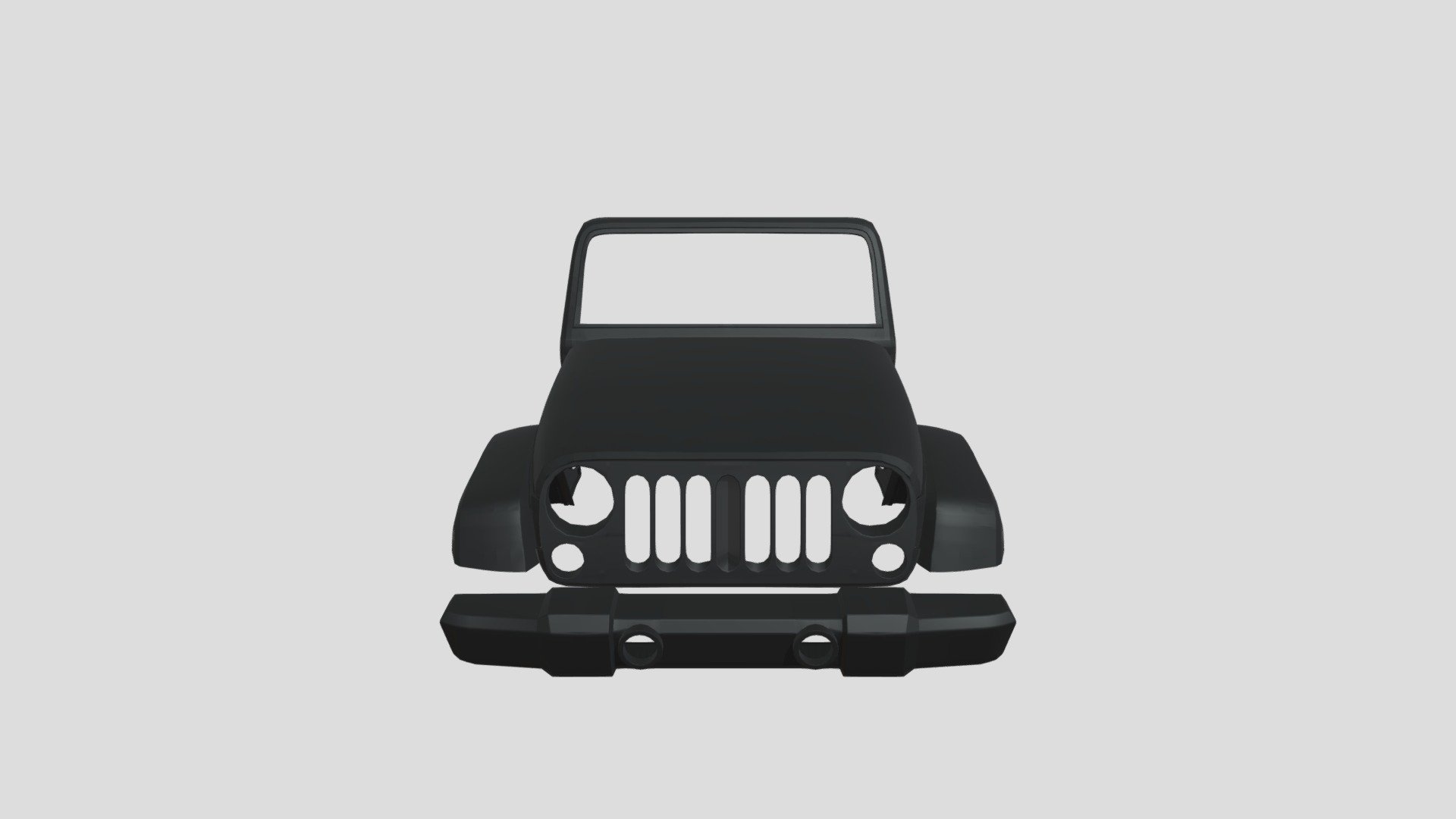 Jeep Wrangler Front - 3D model by Stefanyc [fc48ec0] - Sketchfab