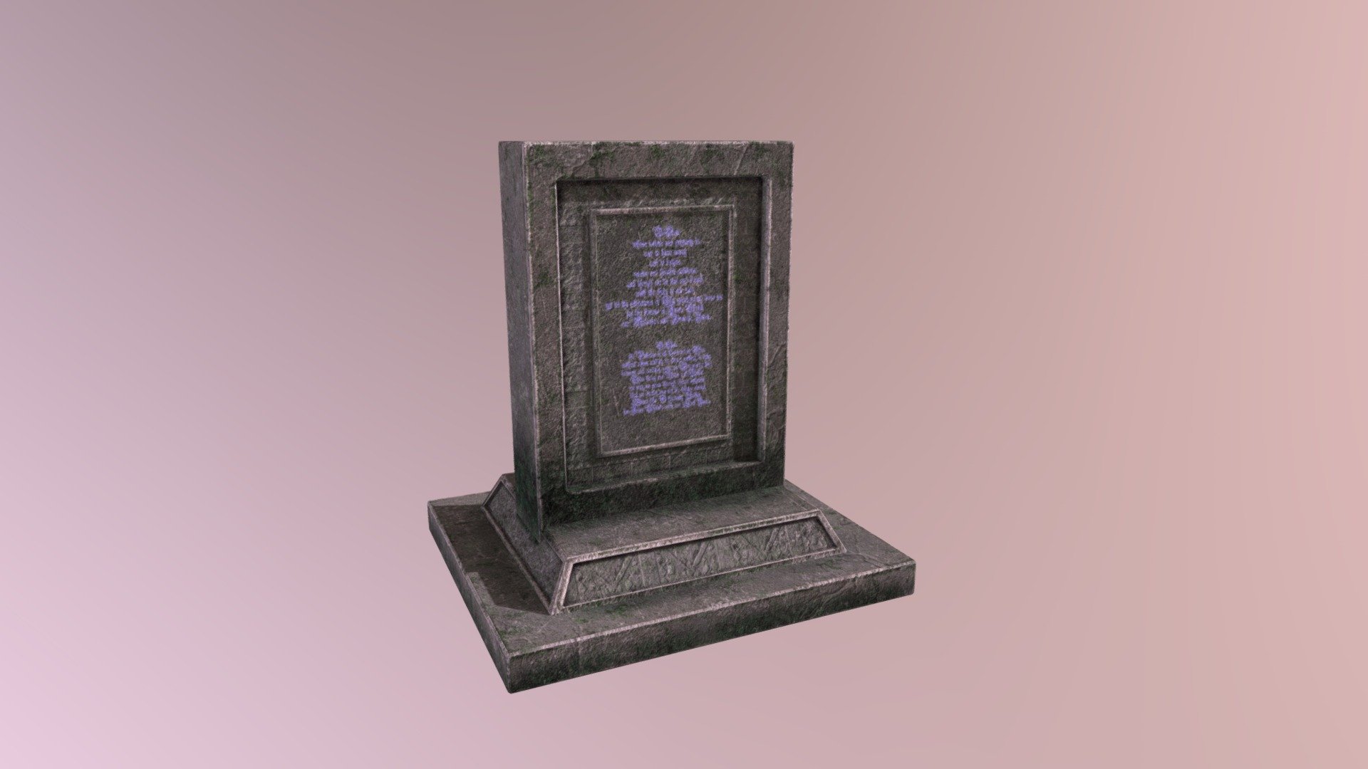 Lore Stone - 3D model by Zer0Shade [fc4bb85] - Sketchfab