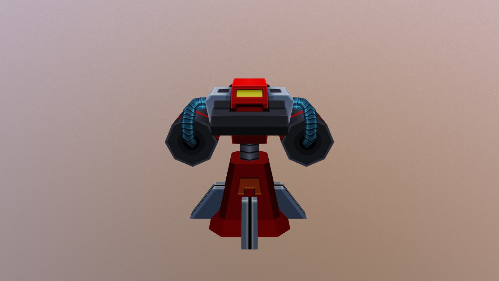 Flamethrower Turret V4 - 3D model by hoanglong9923 (@honglong99 ...
