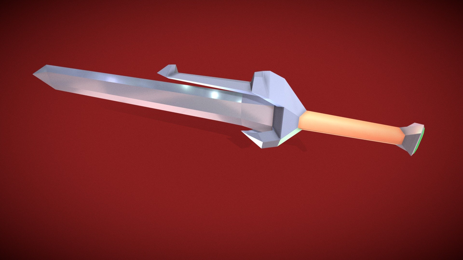 Spell Sword - Low Poly - 3D model by Aaron XR Dev (@AaronXRdev ...