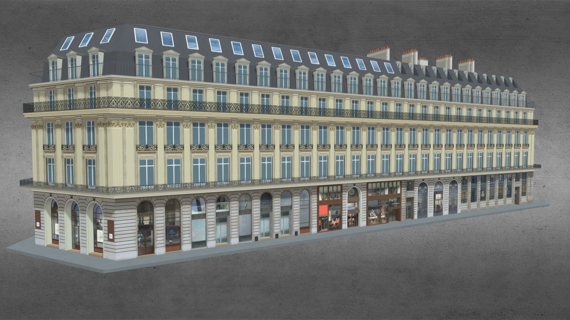 Palais Garnier Opera House Area Building - 3D model by nuralam018 ...