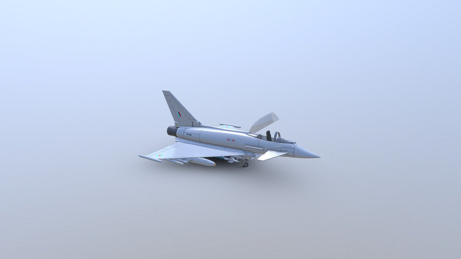 Eurofighter EF-2000 typhoon - 3D model by dravpc (@davidpc) [fc4f678 ...